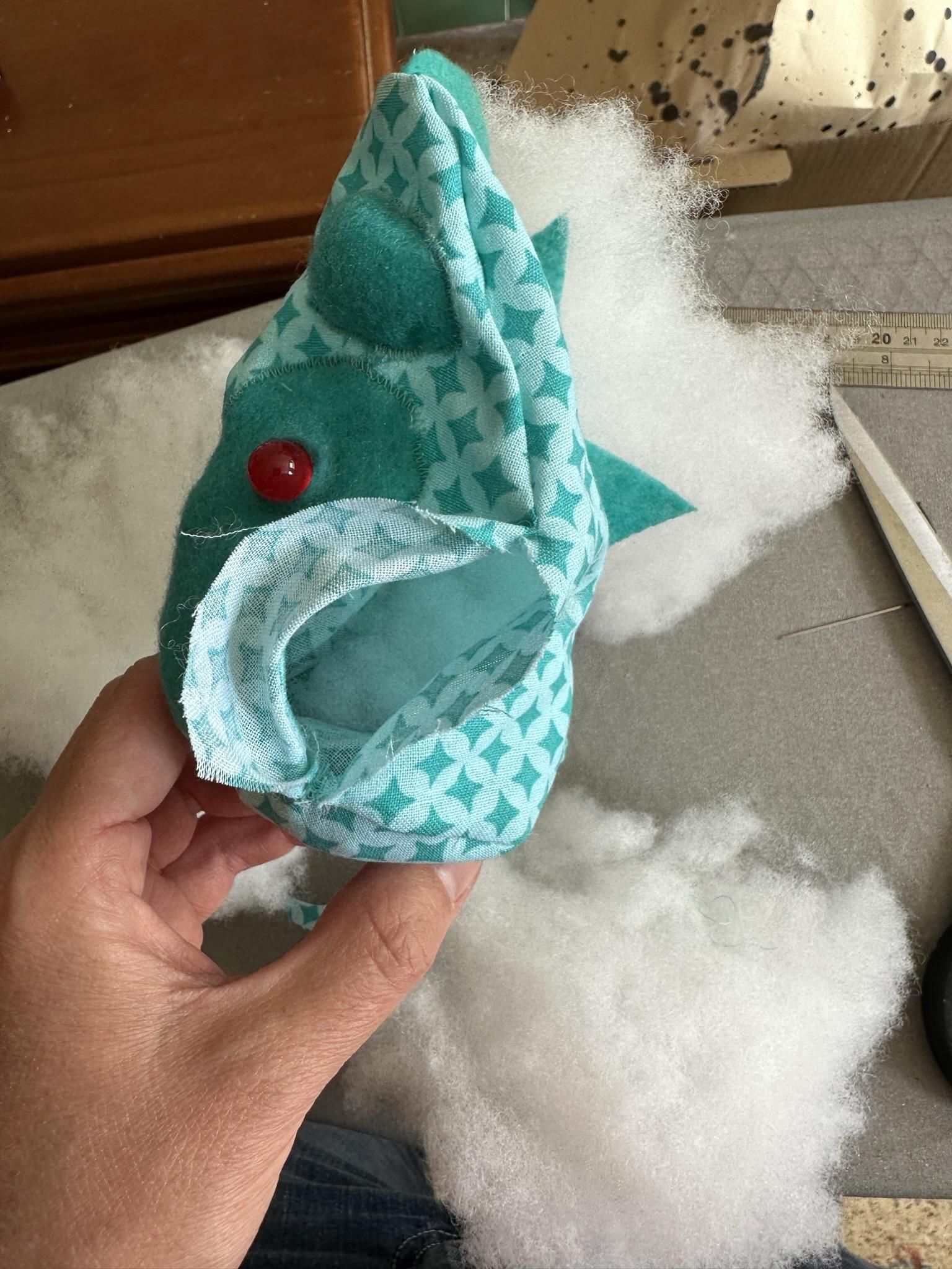 Soft-sensor-saurus | an E-textile Soft Sensor Soft Toy With LED Light ...