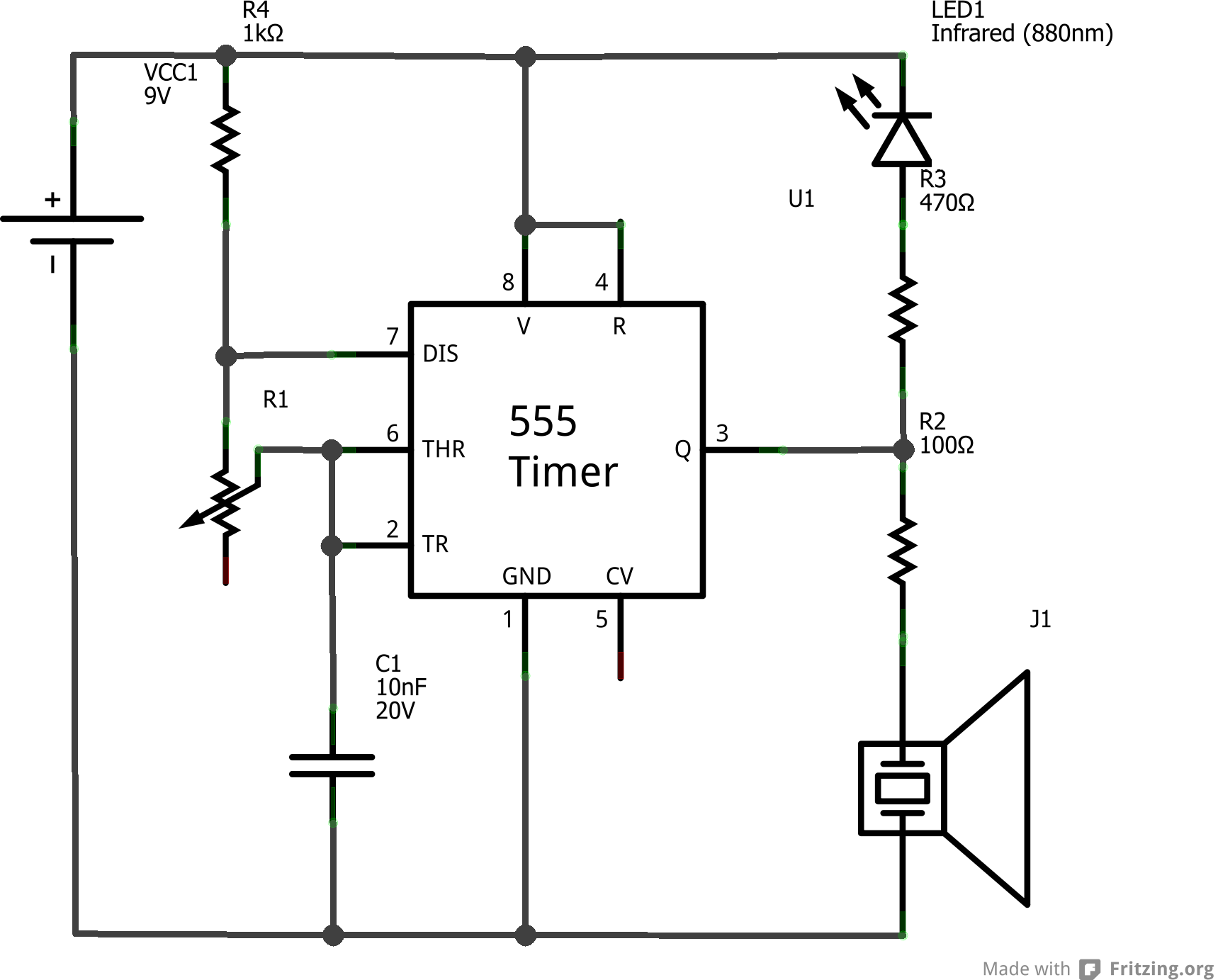 555 Timer IR Blocker : 3 Steps - Instructables