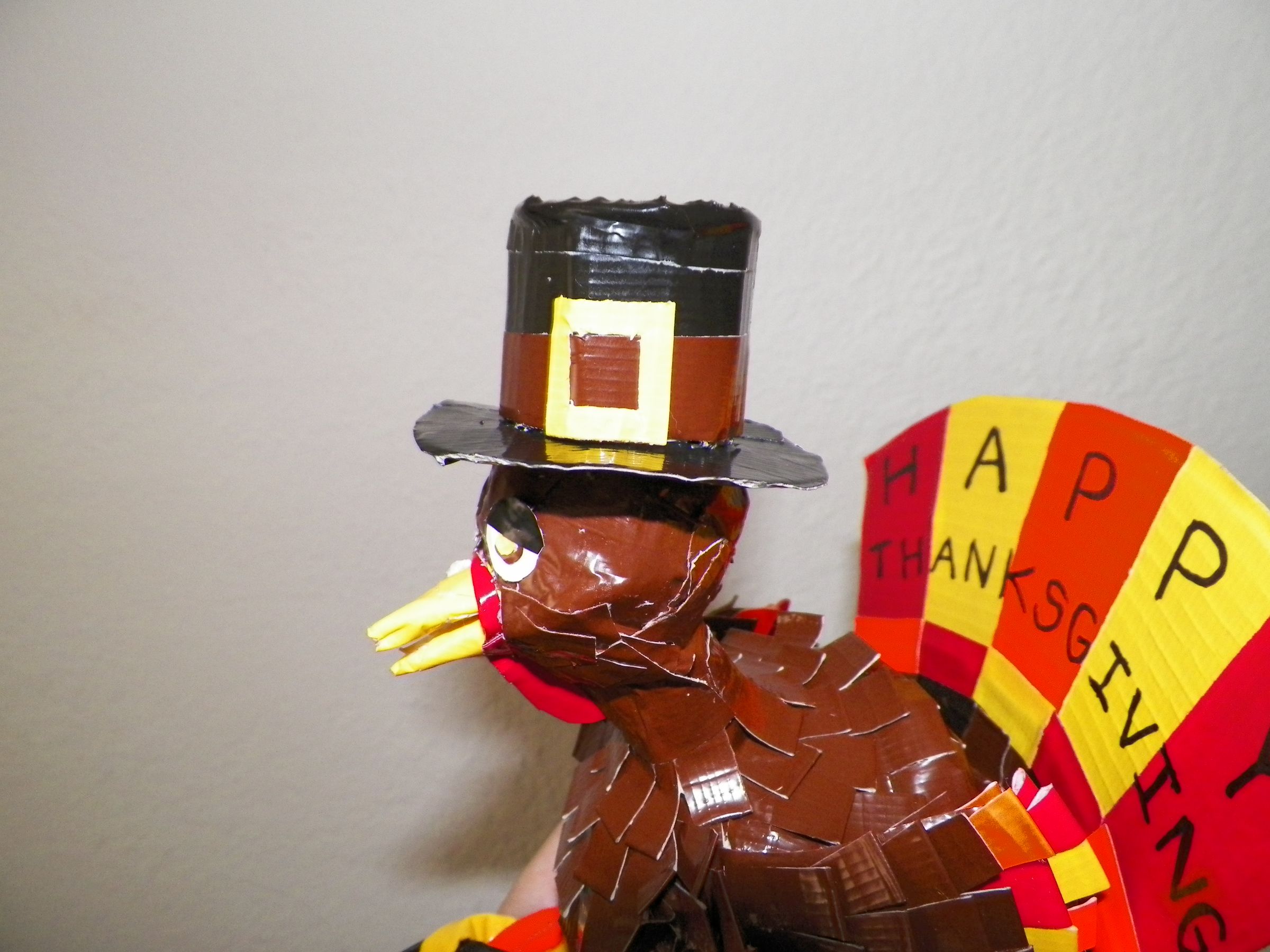 Pardon My Duct Tape Turkey-- Happy Thanksgiving : 4 Steps (with ...