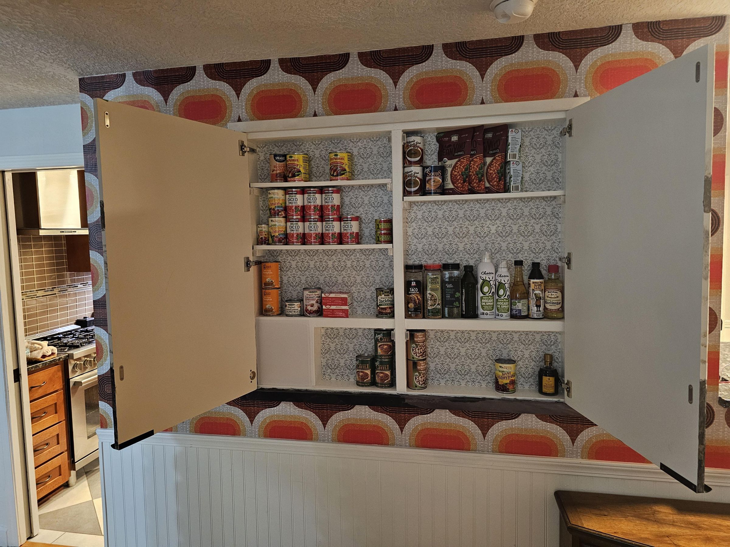 Pantry Storage Built Into Wall Studs : 8 Steps (with Pictures ...