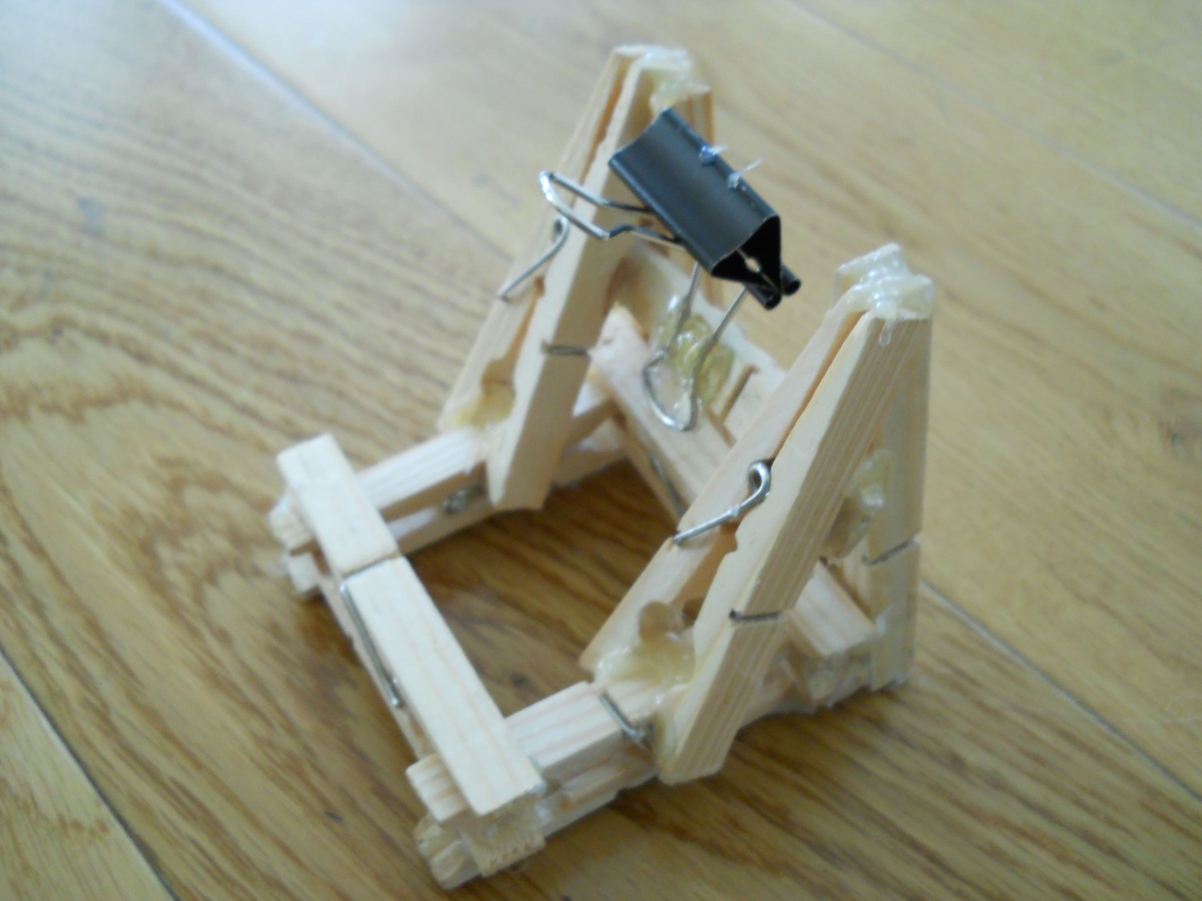 Mini Clothespin Catapult and Crossbow : 9 Steps (with Pictures ...