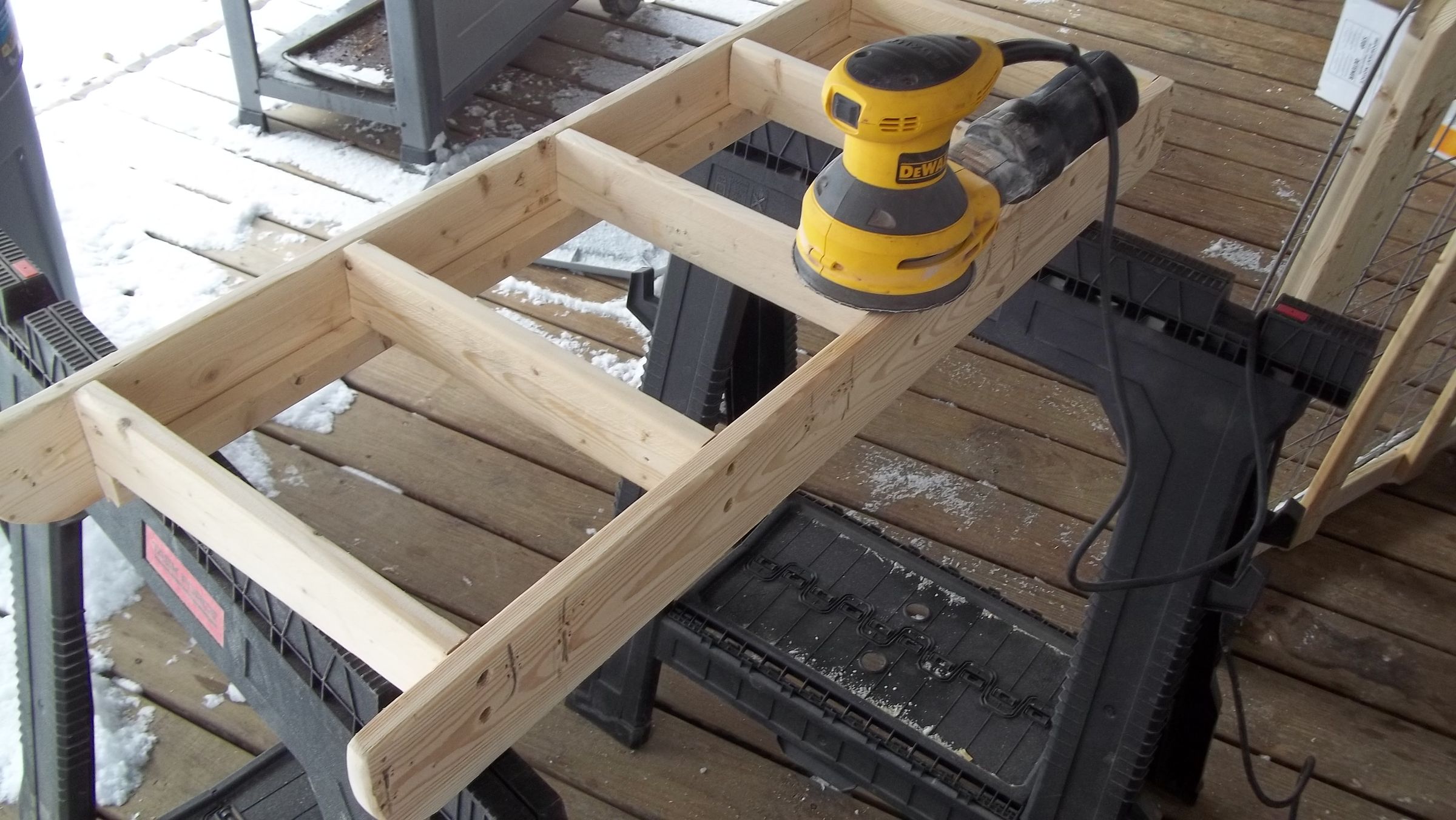 How to Turn a Twin Sized Box Spring Into a Cool Sled : 18 Steps ...