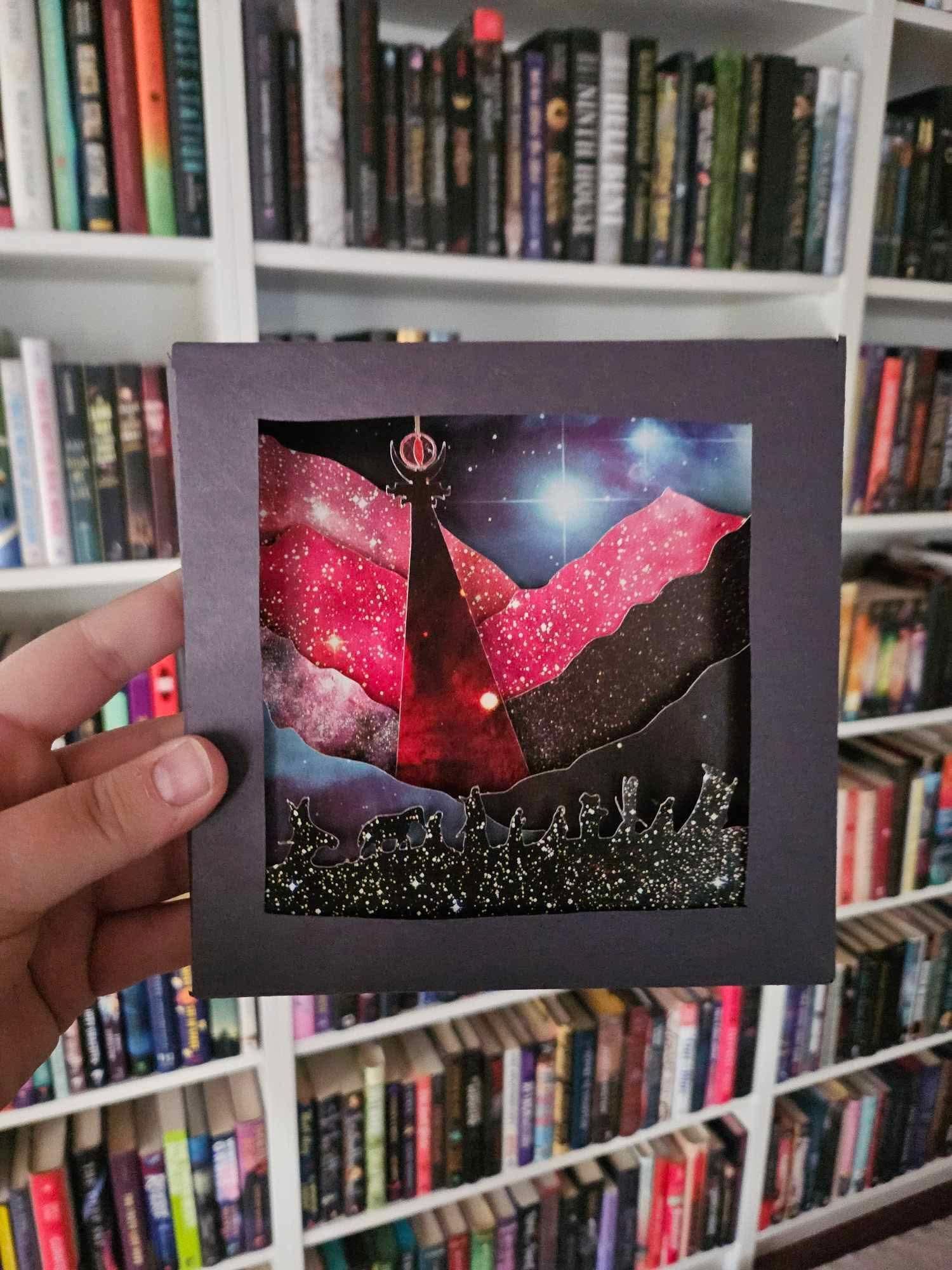 LOTR 3D Paper Shadowbox Out of an Old Book : 8 Steps (with Pictures ...