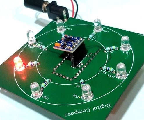 Digital Compass Using Arduino and HMC5883L Magnetometer : 6 Steps - Instructables