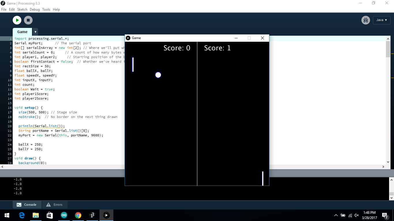 Pong With Arduino and Processing : 3 Steps - Instructables