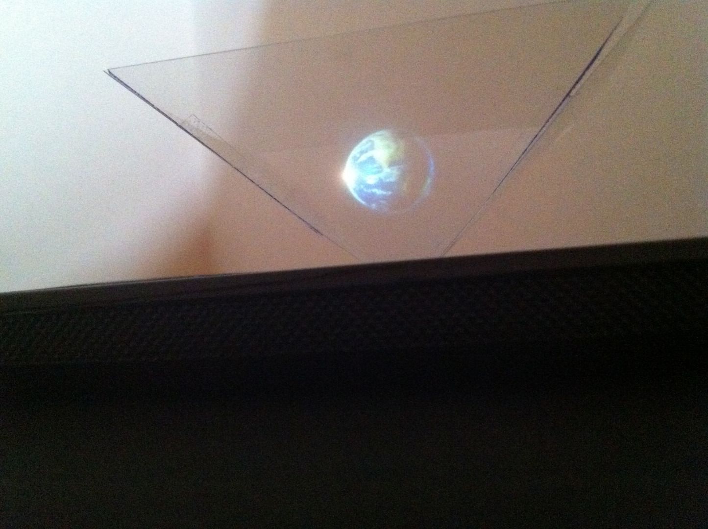 Amazing 3D Projection Pyramid in 10 Min From Clear Plastic Sheet ! : 3 ...