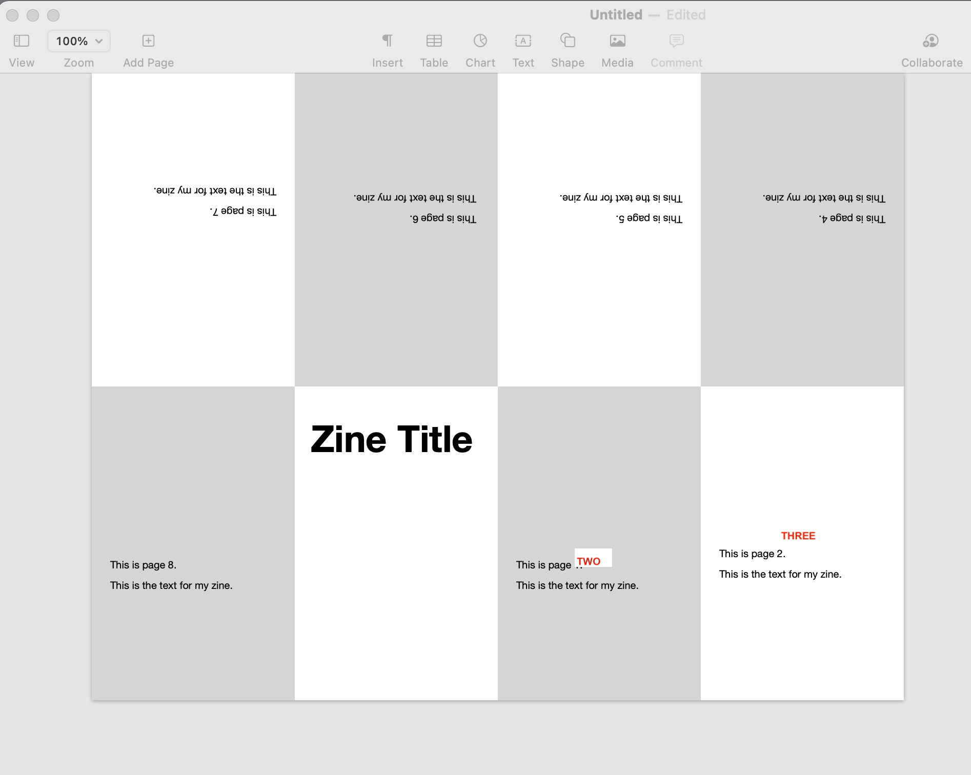 Zine Template for a Mac : 32 Steps - Instructables