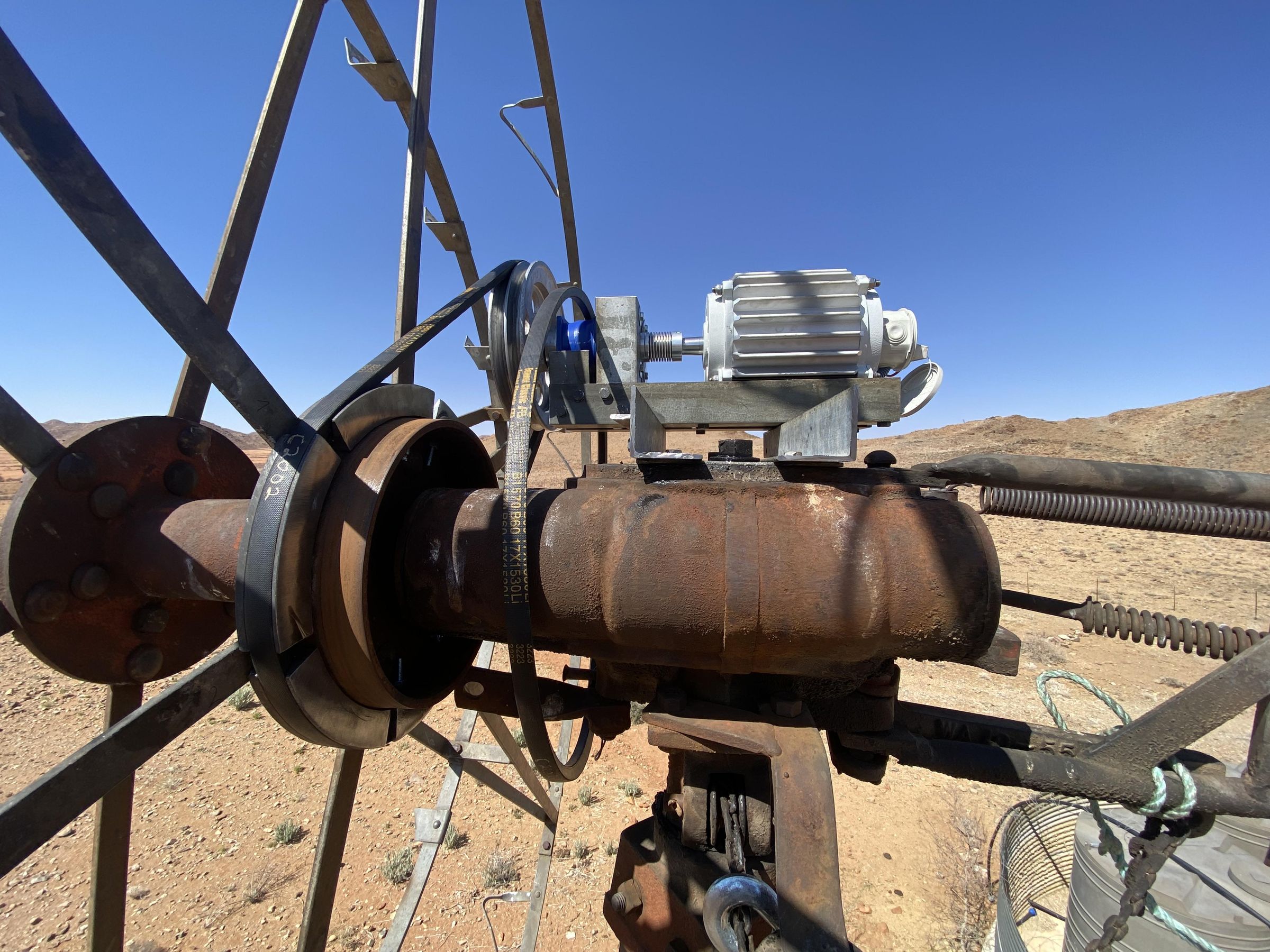 Electric Conversion of a Water-Pumping Windmill in Namibia : 7 Steps ...