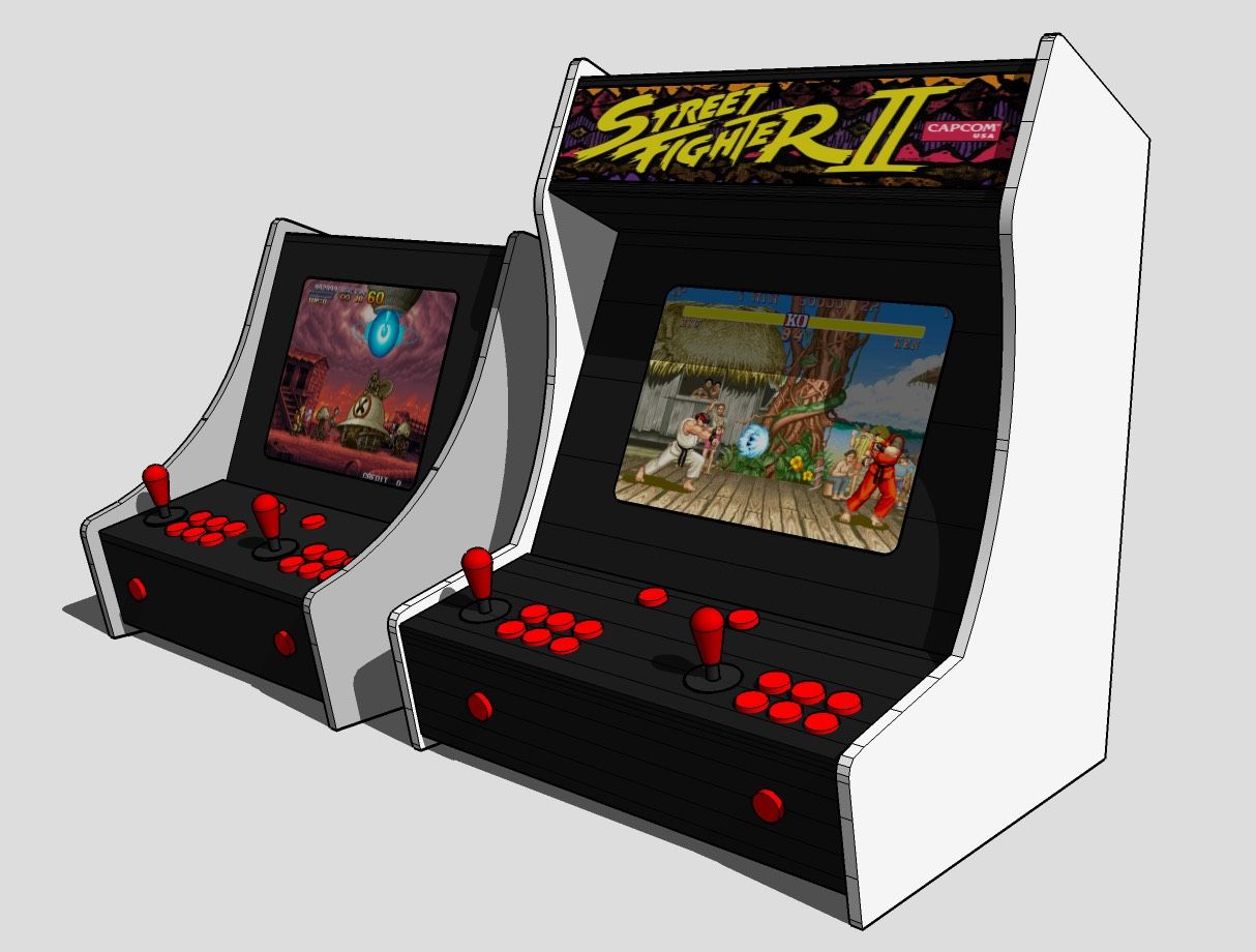 Tabletop Arcade Machine Basic @ Premium Models - Instructables