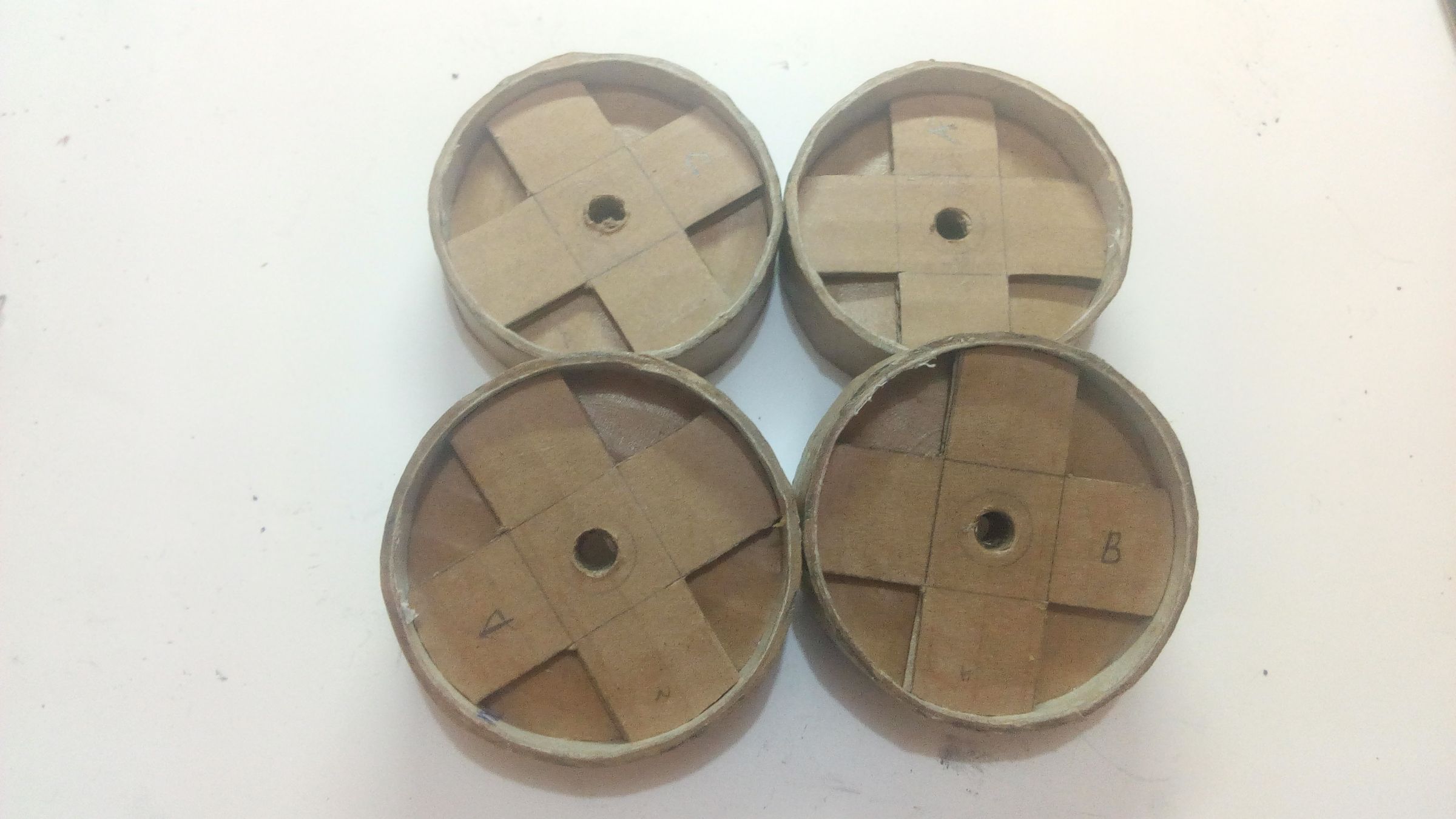 How to Make RC Cars Wheels From Cardboard and Kraft Paper : 9 Steps ...