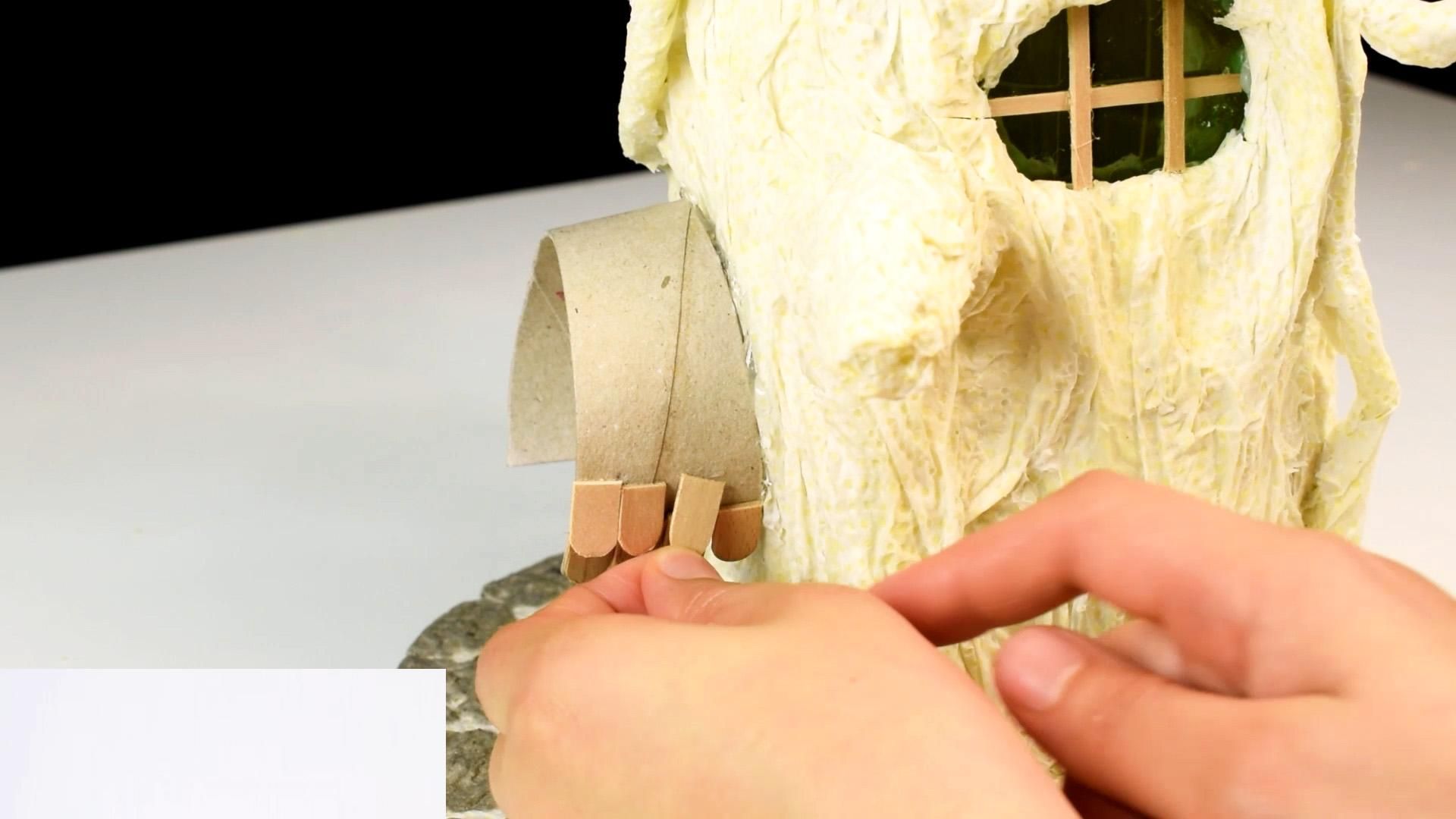 Paper Mache Fairy Garden Tree House : 15 Steps (with Pictures ...