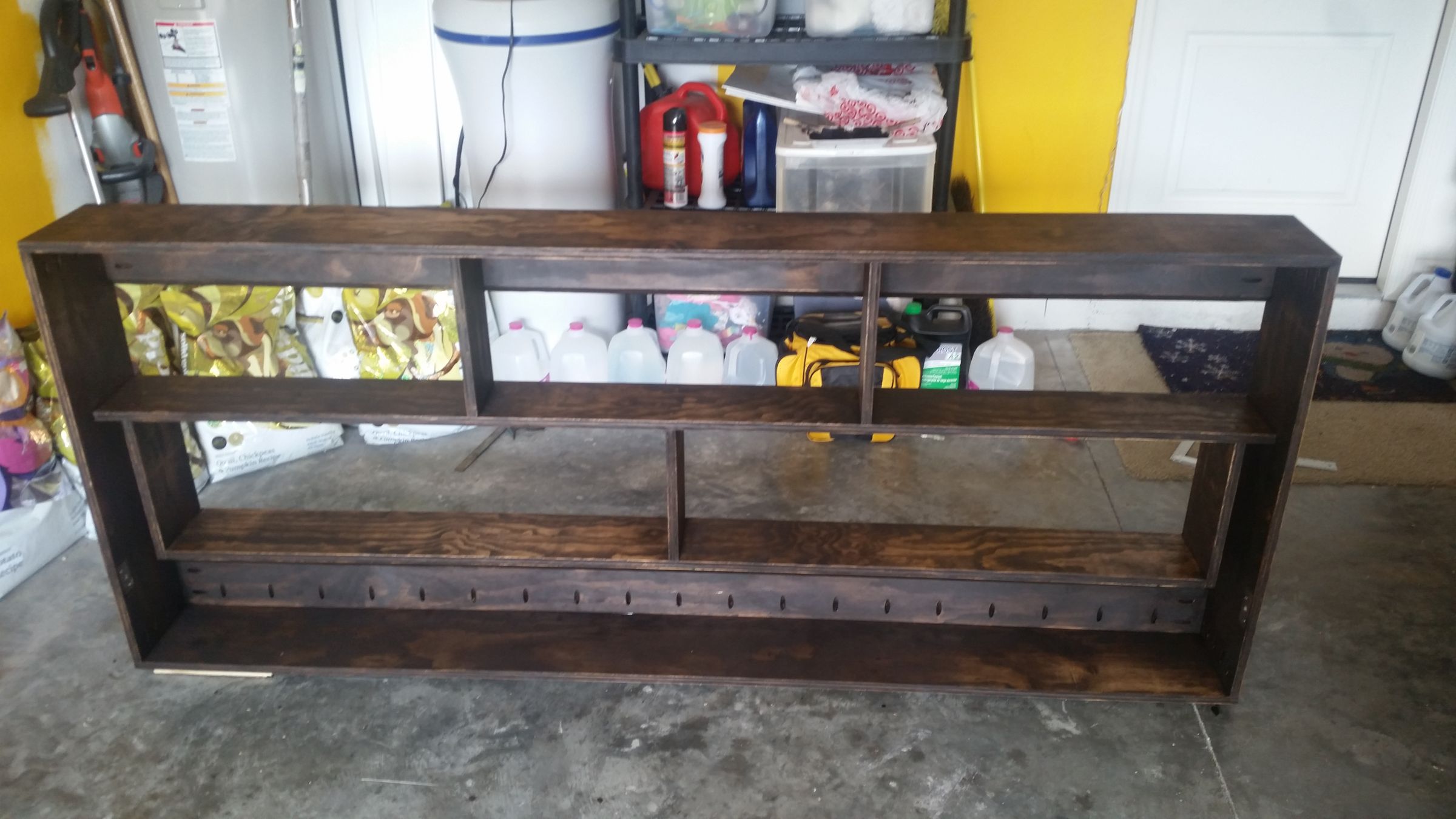 Drop-down Crafts Table W/ Storage (No Hinges and No Leg Supports Needed ...