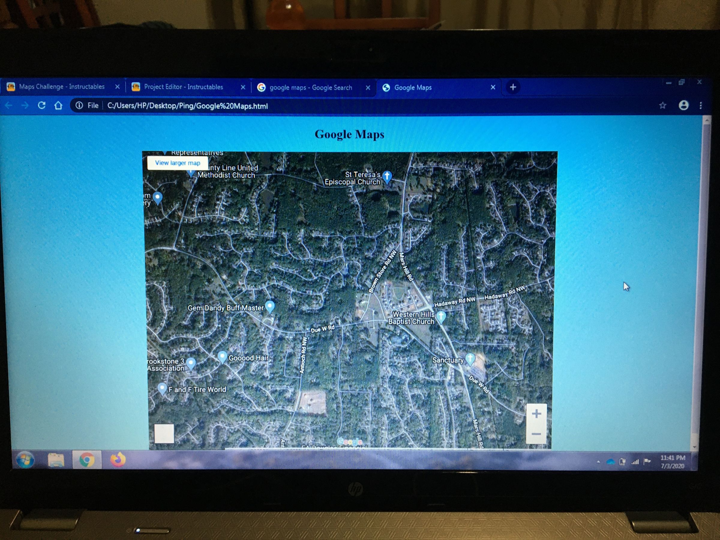 How to Embed Google Maps on Website : 4 Steps - Instructables