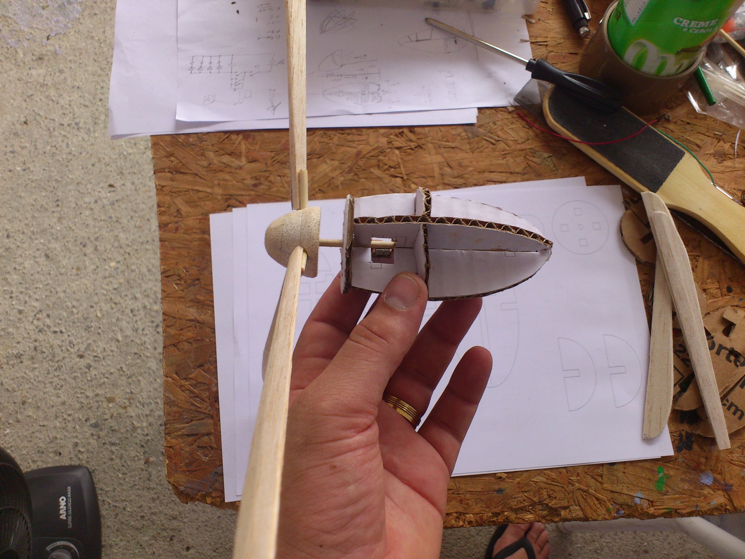 Cardboard Wind Generator for Models : 5 Steps (with Pictures ...