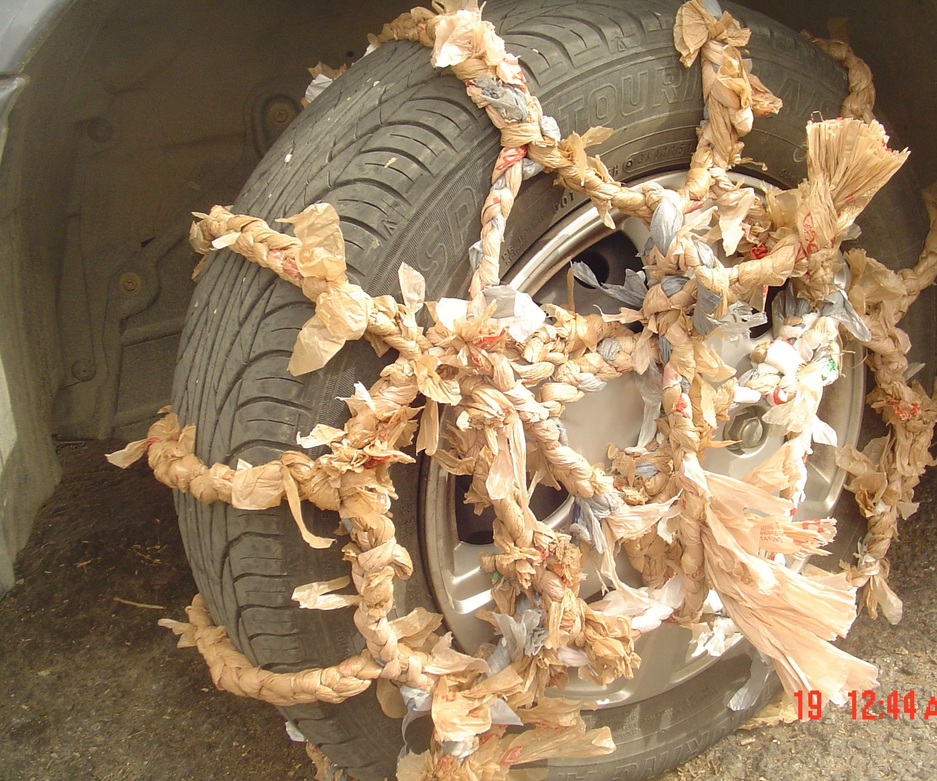 Rope Tire Chains for Better Traction - Instructables