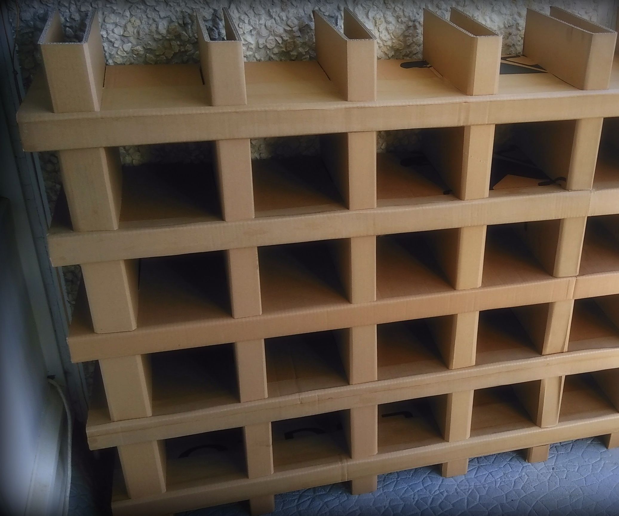 Cardboard Shelving Without Screw Nor Glue... : 6 Steps (with Pictures ...