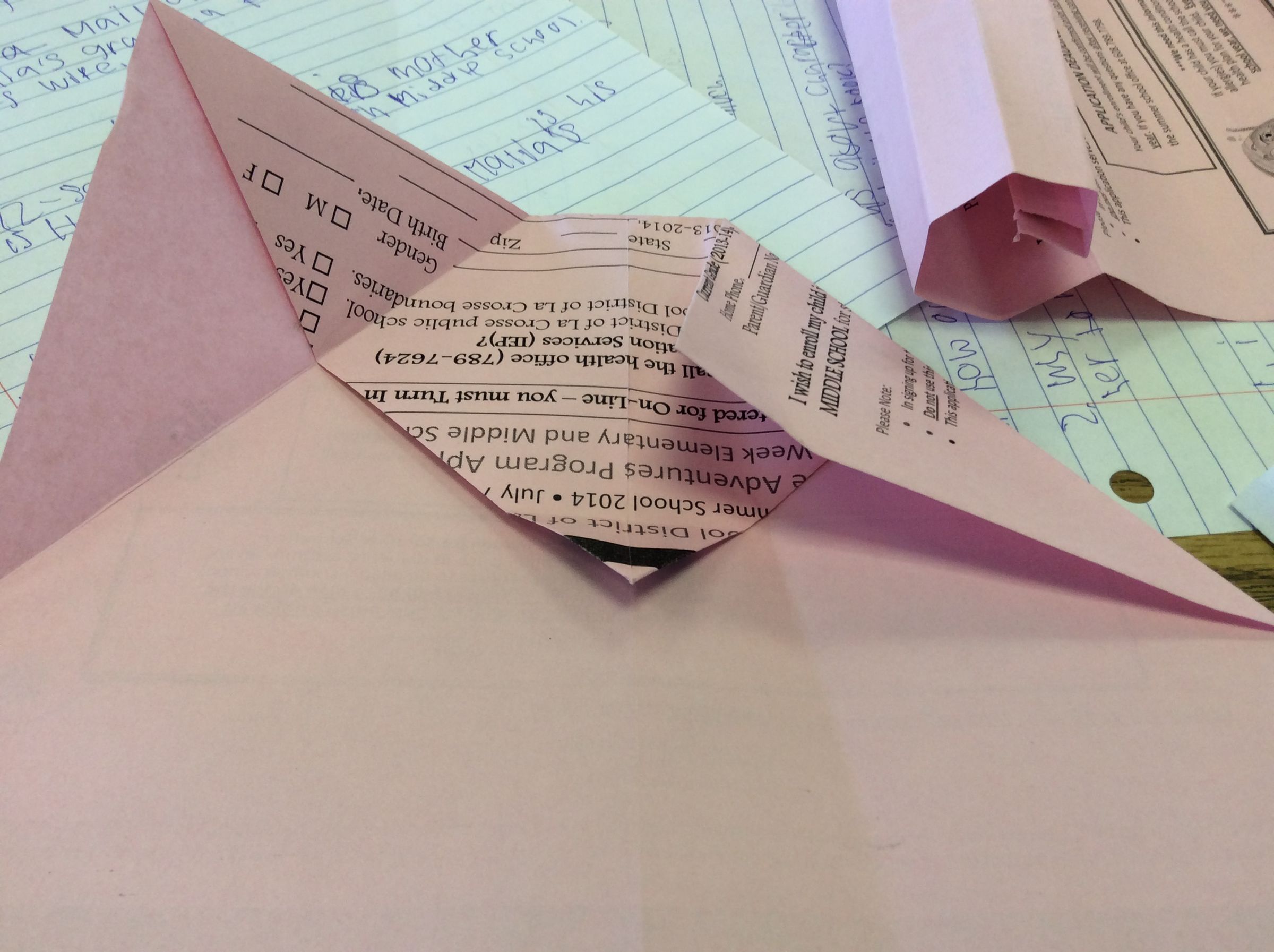 Nakamura Lock Paper Airplane : 6 Steps - Instructables