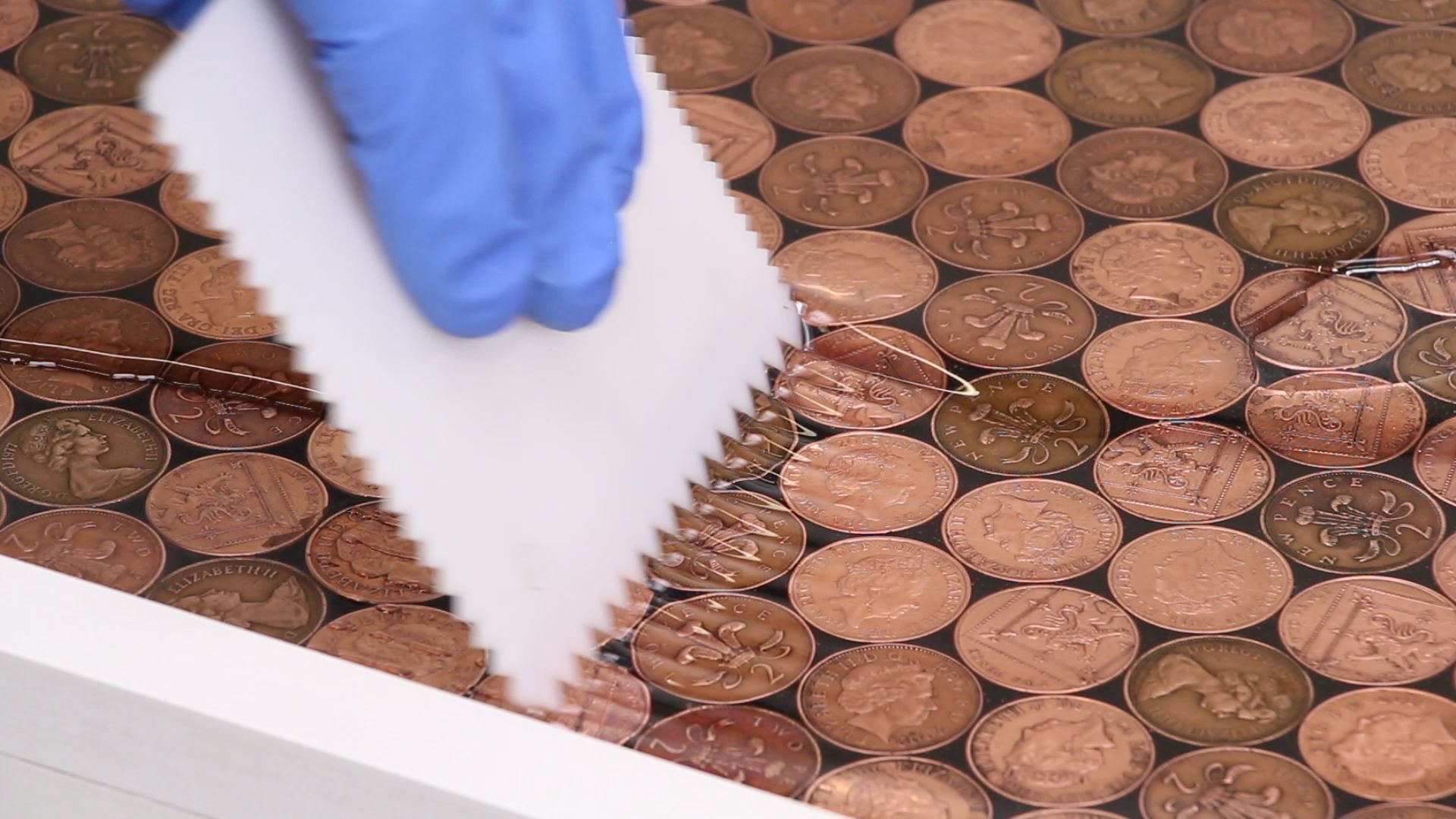 Resin Penny Floor Project! : 7 Steps (with Pictures) - Instructables