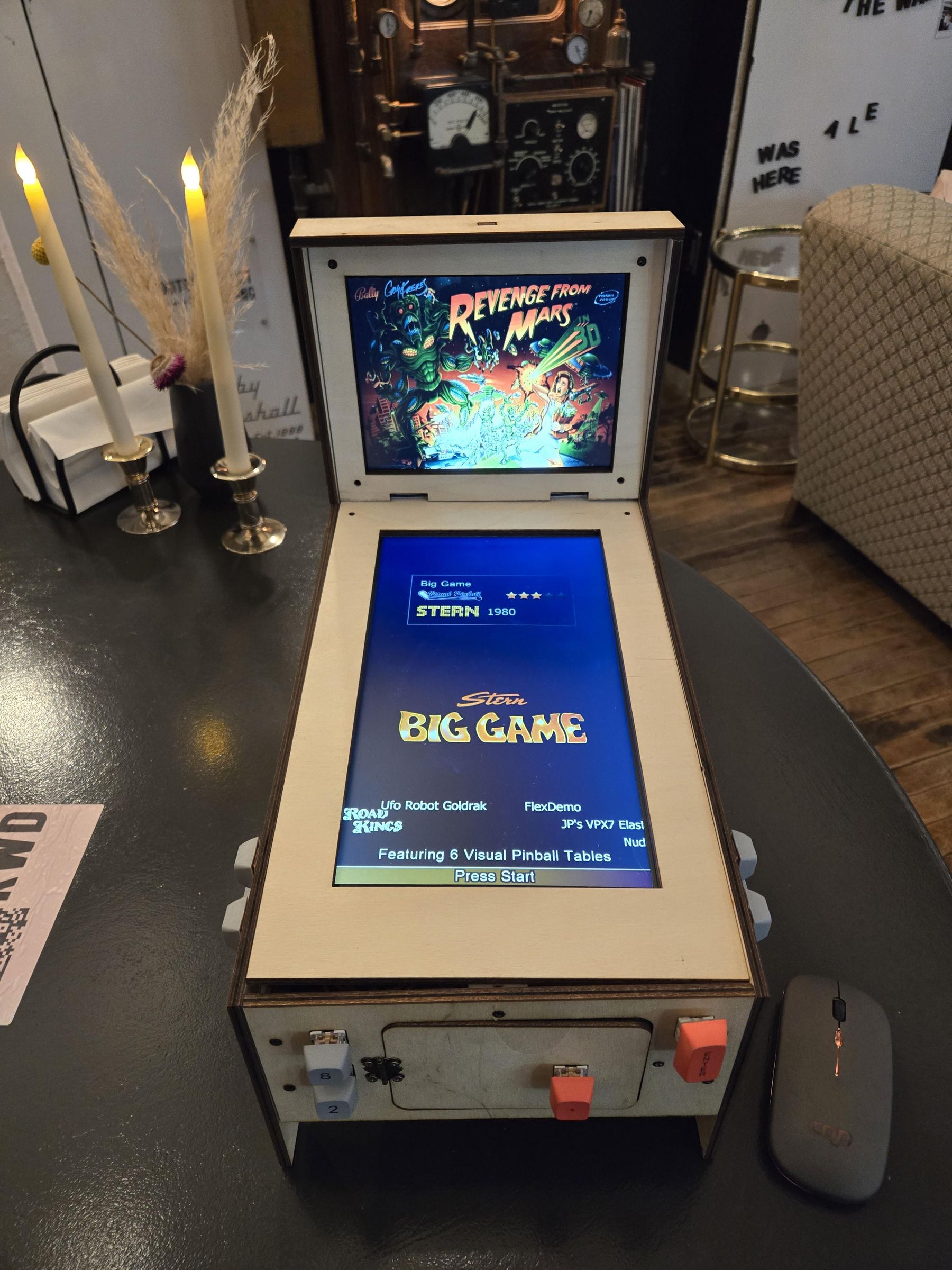 Small Virtual Pinball Machine With Surround Sound! : 18 Steps (with ...