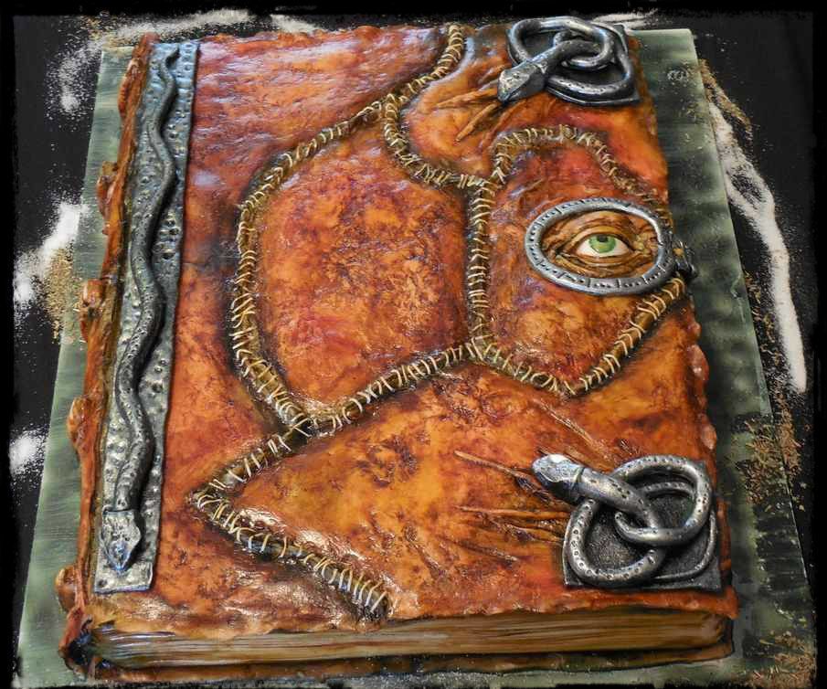 Hocus Pocus Spellbook Cake / Halloween Cake : 10 Steps (with Pictures ...