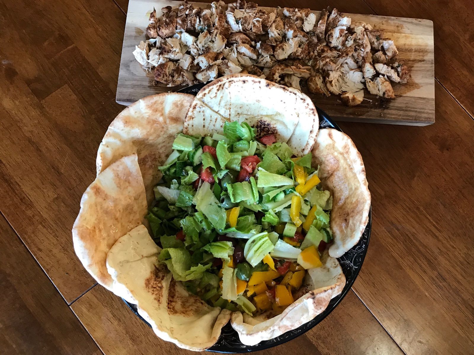 Savory and Refreshing Chicken Shawarma Salad : 4 Steps (with Pictures ...