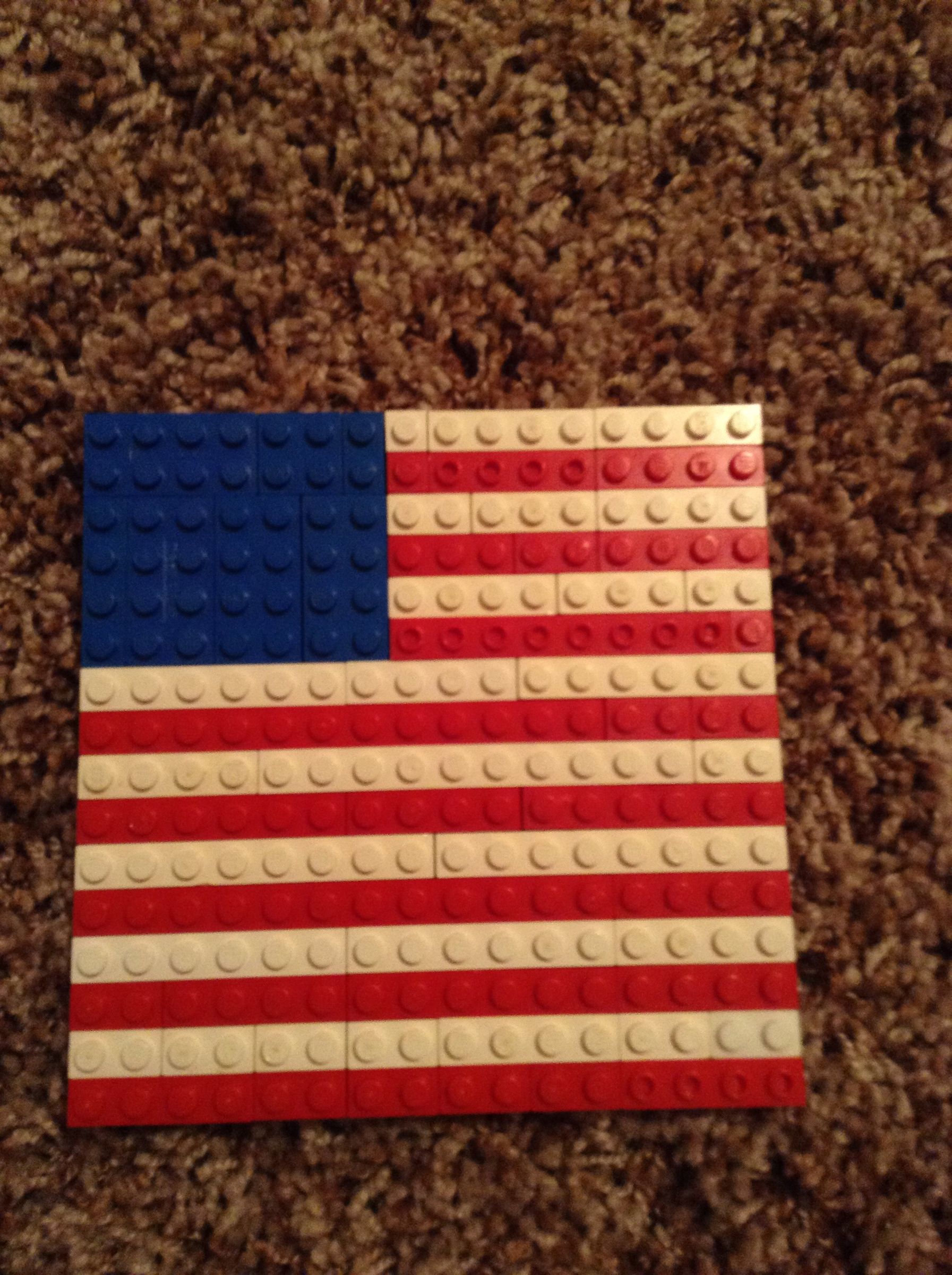 Lego American Flag : 5 Steps - Instructables
