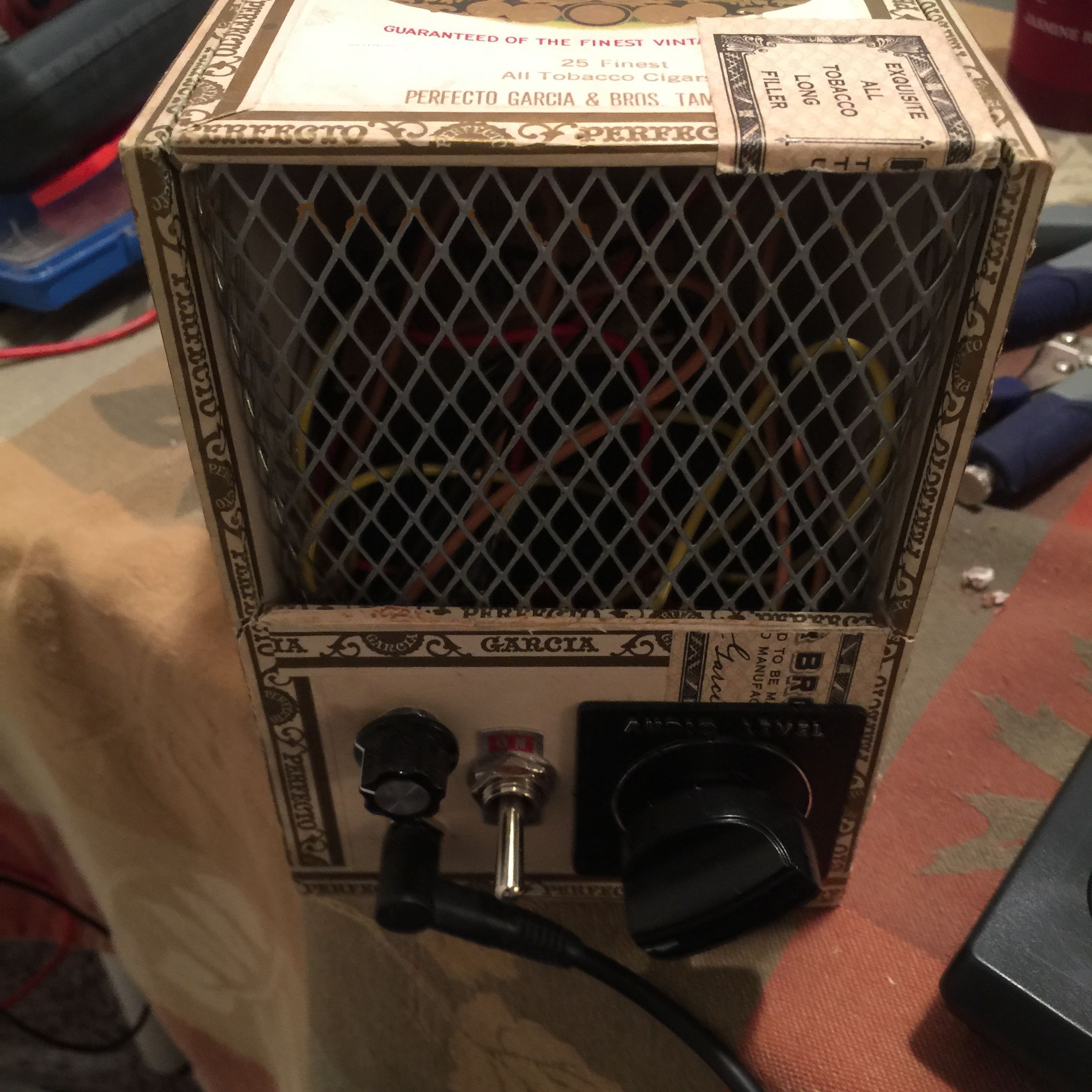 Basic Electronic Amplifier 9v to 12v Cigar Box Closed Guitar Amp : 5 ...