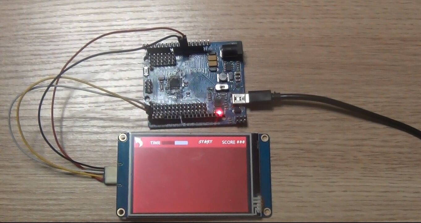 Nextion Arduino Project: Whac-A-Mole Crazy Cony Game - Instructables