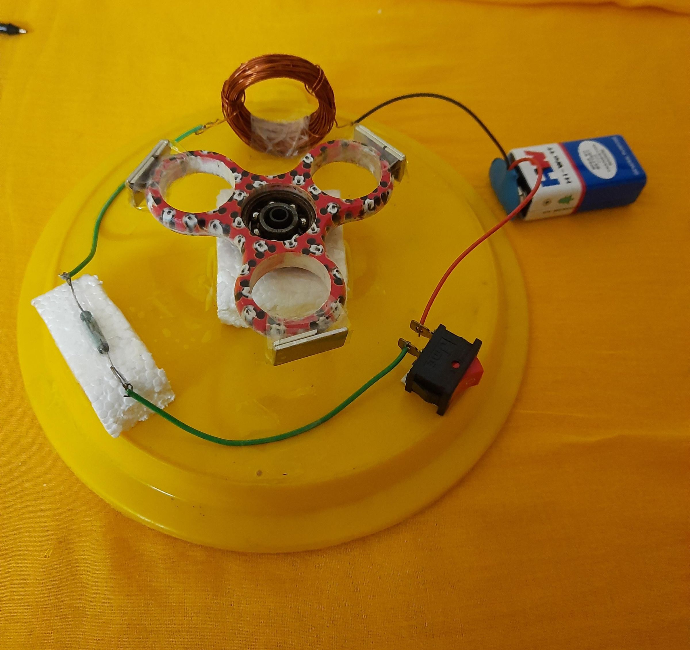 Electromagnetic Spinner : 9 Steps - Instructables