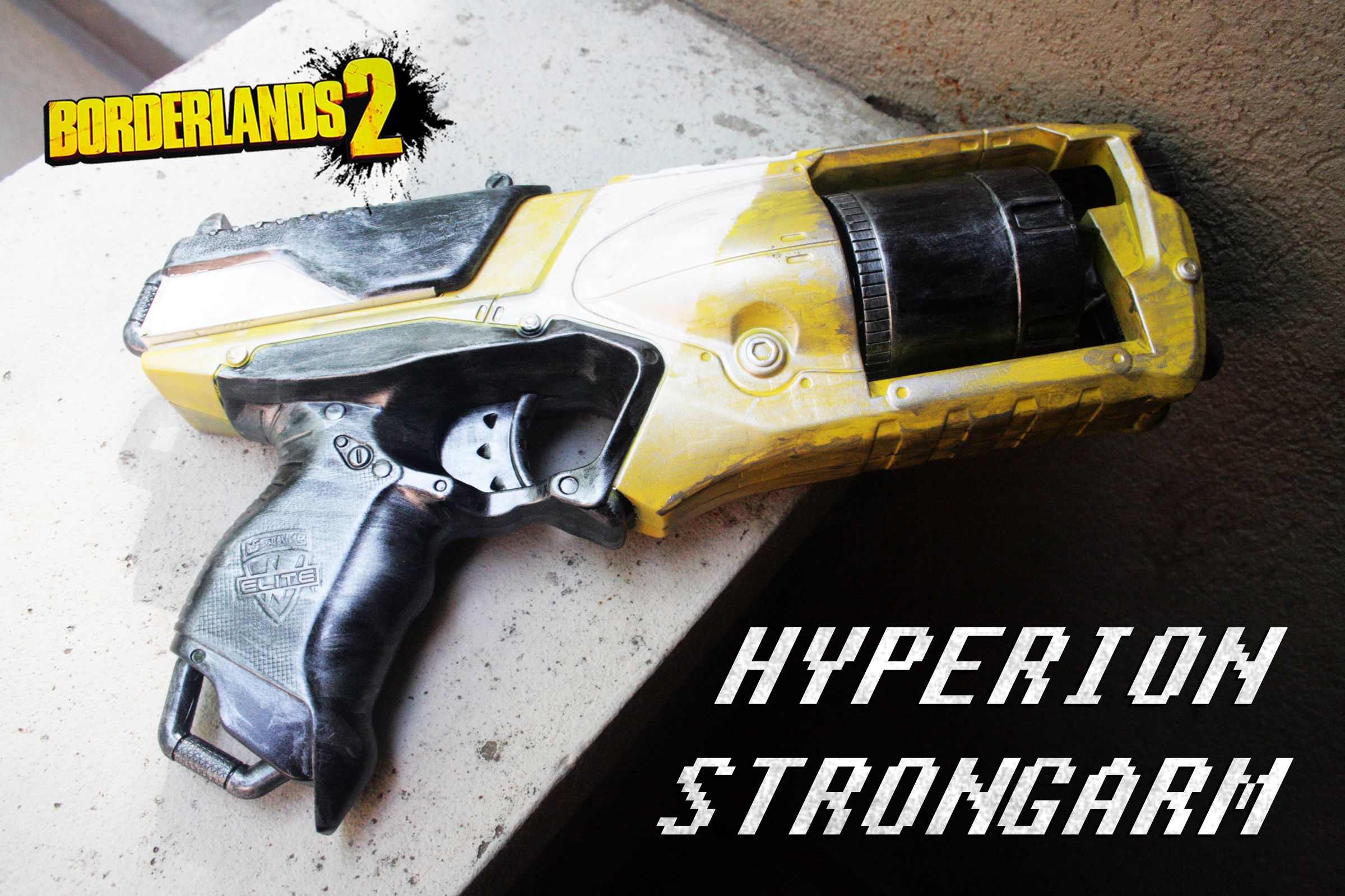 Nerf Strongarm Borderlands 2 Hyperion Gun Replica : 11 Steps (with ...