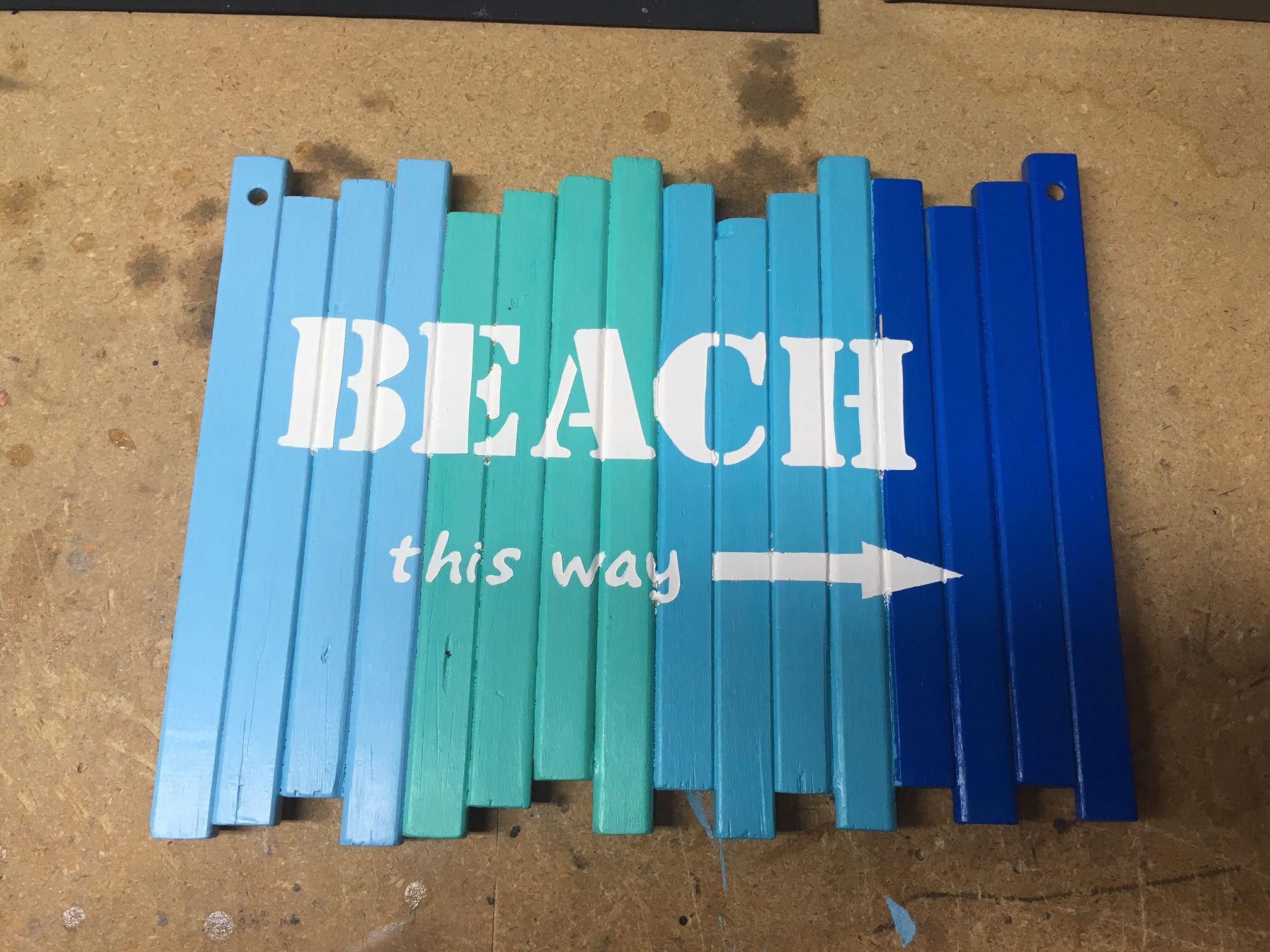 Recycled Wood Distressed Outdoor Beach Sign : 12 Steps (with Pictures ...