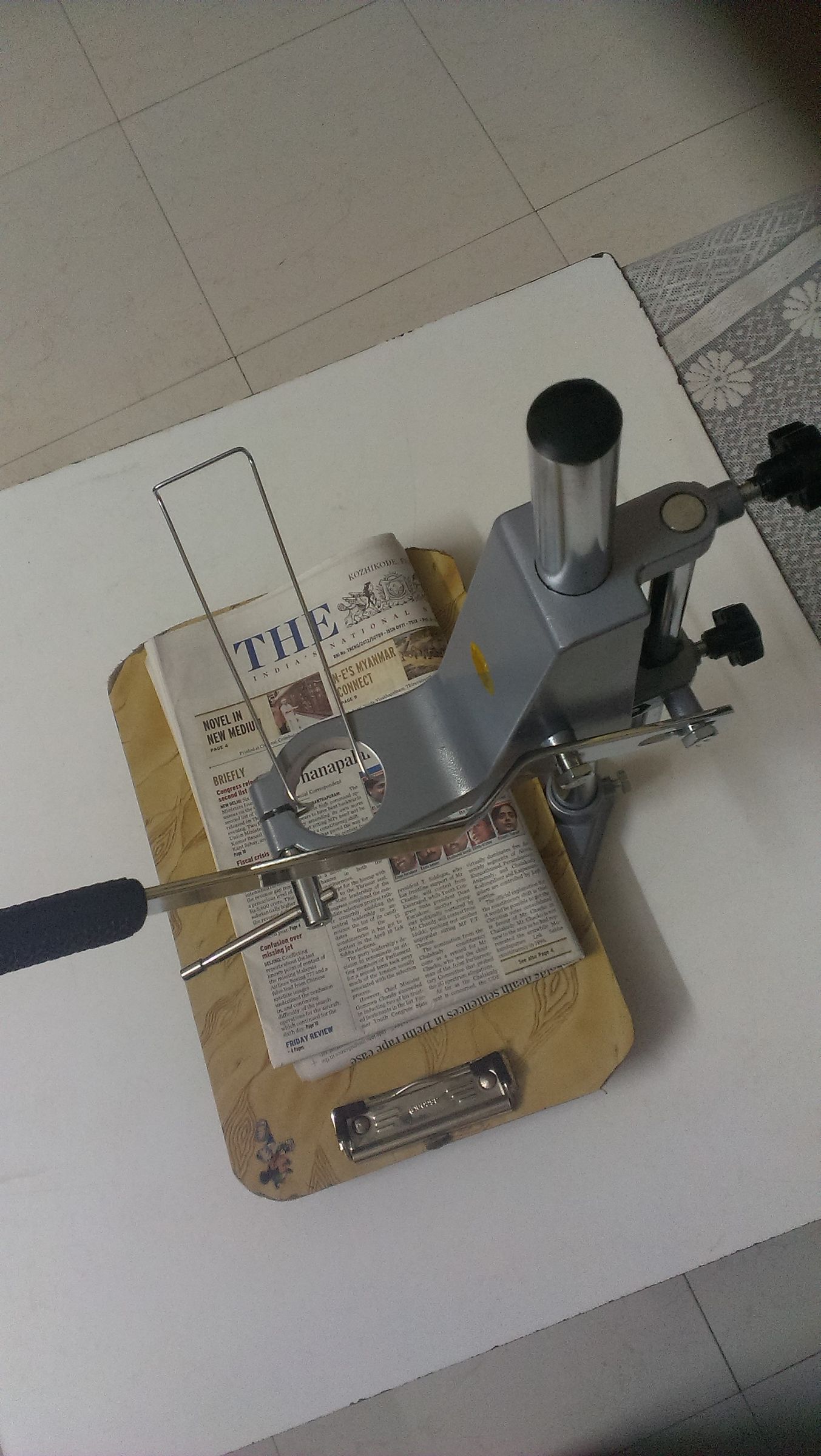 Copy Stand or Book Scanner Drill Stand : 4 Steps - Instructables
