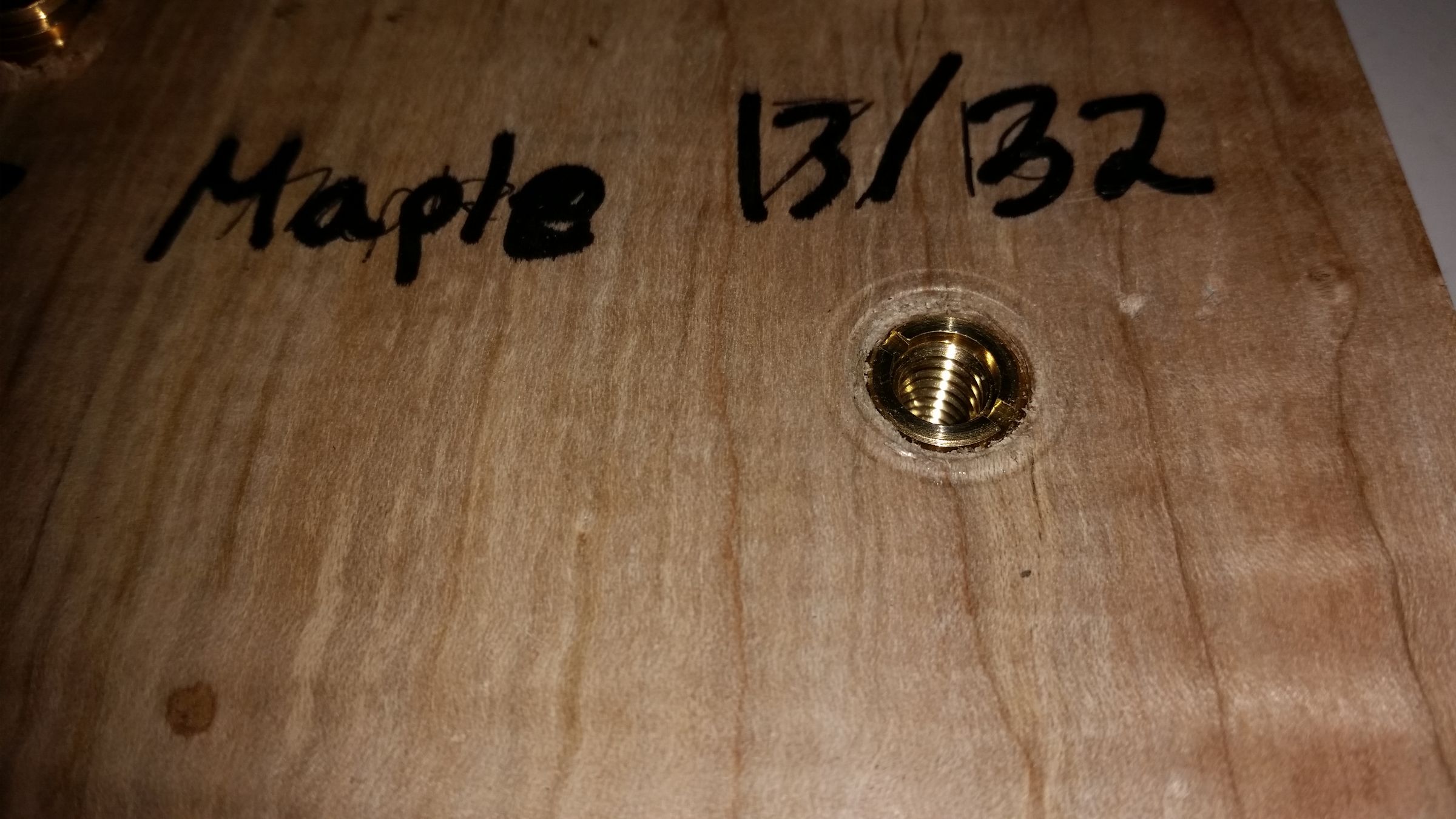 Alternative Method to Properly Drive Insert Nuts in Hard Wood : 4 Steps ...