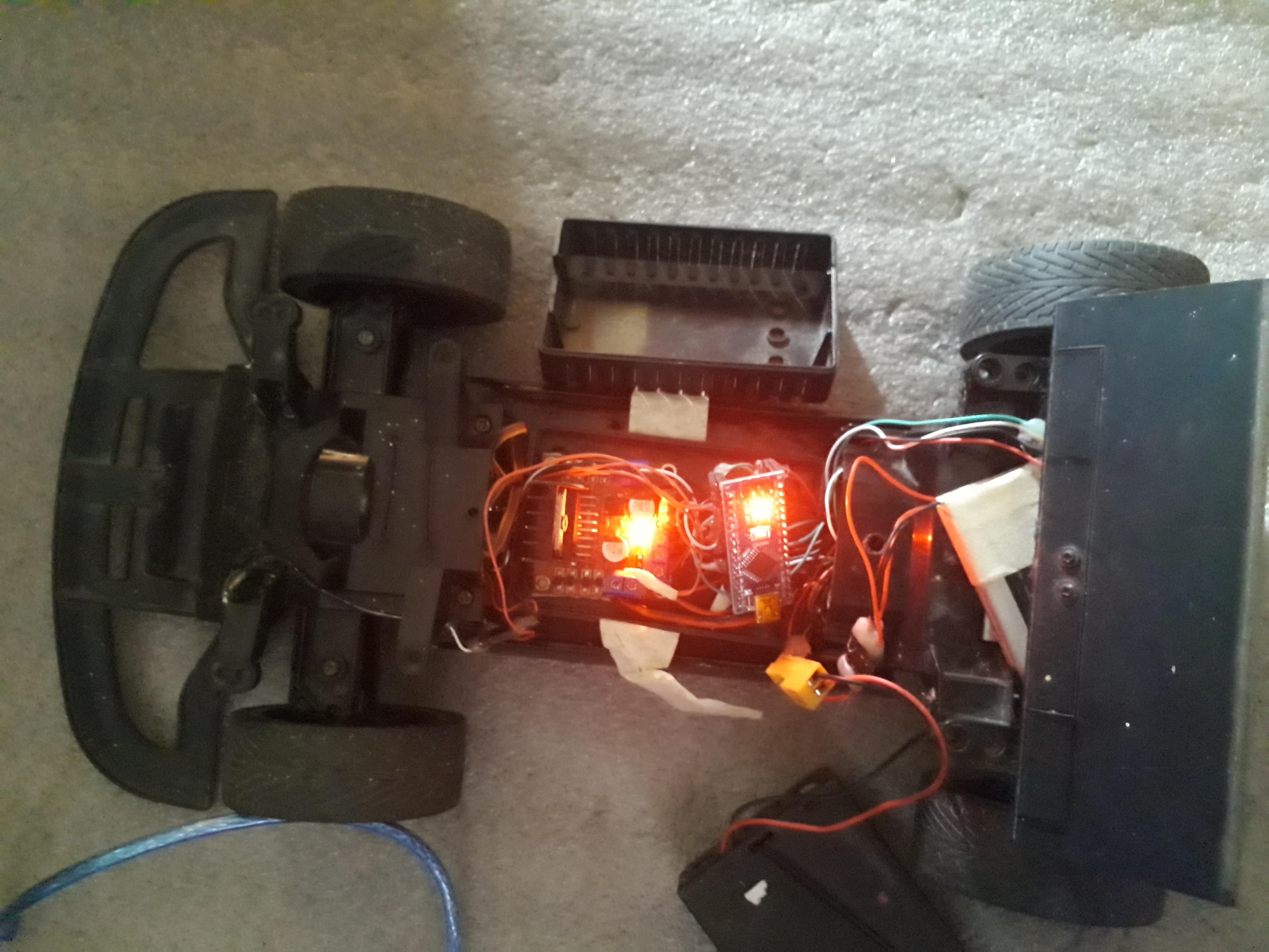 RC Toy Car Conversion to Hobby Grade. Bluetooth Mobile App Control With ...