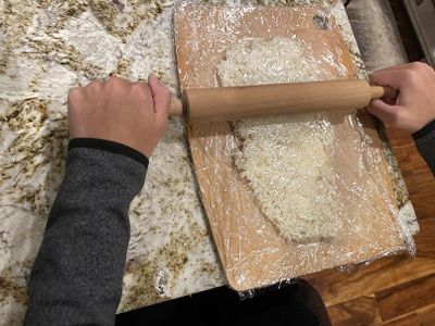 Rice Cracker Checkers/Checkerboard With 2 Different Flavors : 8 Steps ...