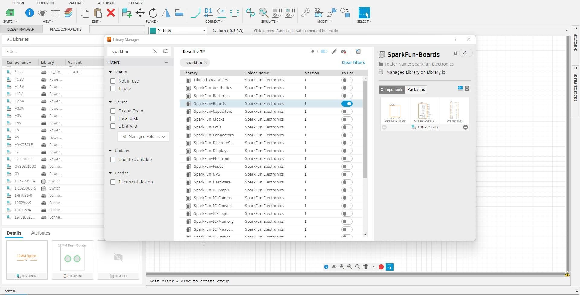 How to Design a Button Box Housing With Schematic and PCB : 7 Steps ...
