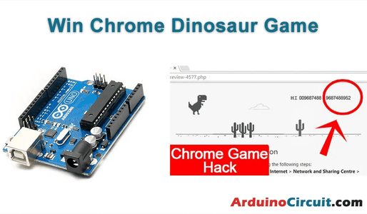 How To Win Chrome Dinosaur Game With Arduino 4 Steps Instructables 7445