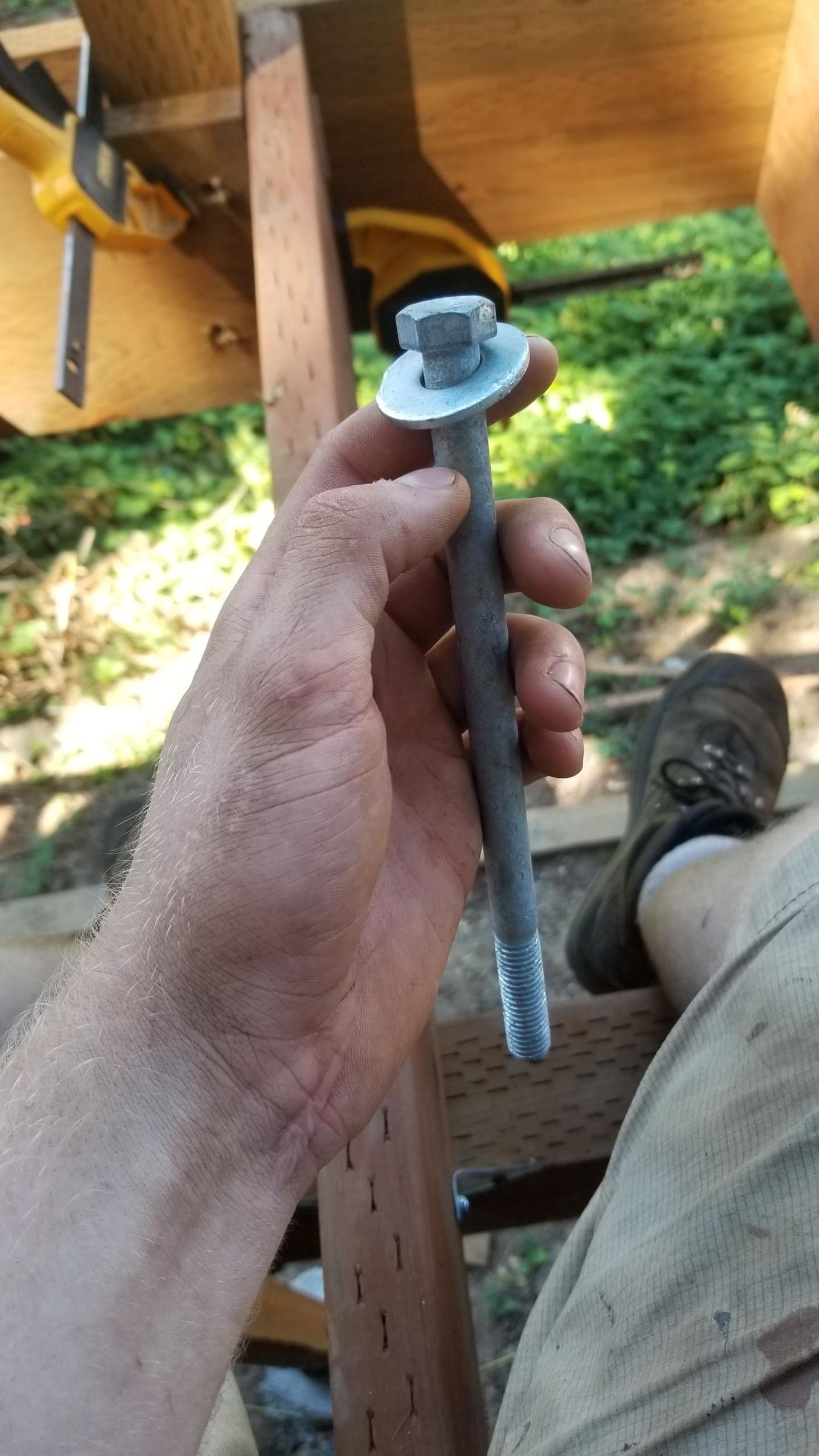 How to Attach Railing Posts to a Deck Frame : 10 Steps (with Pictures ...