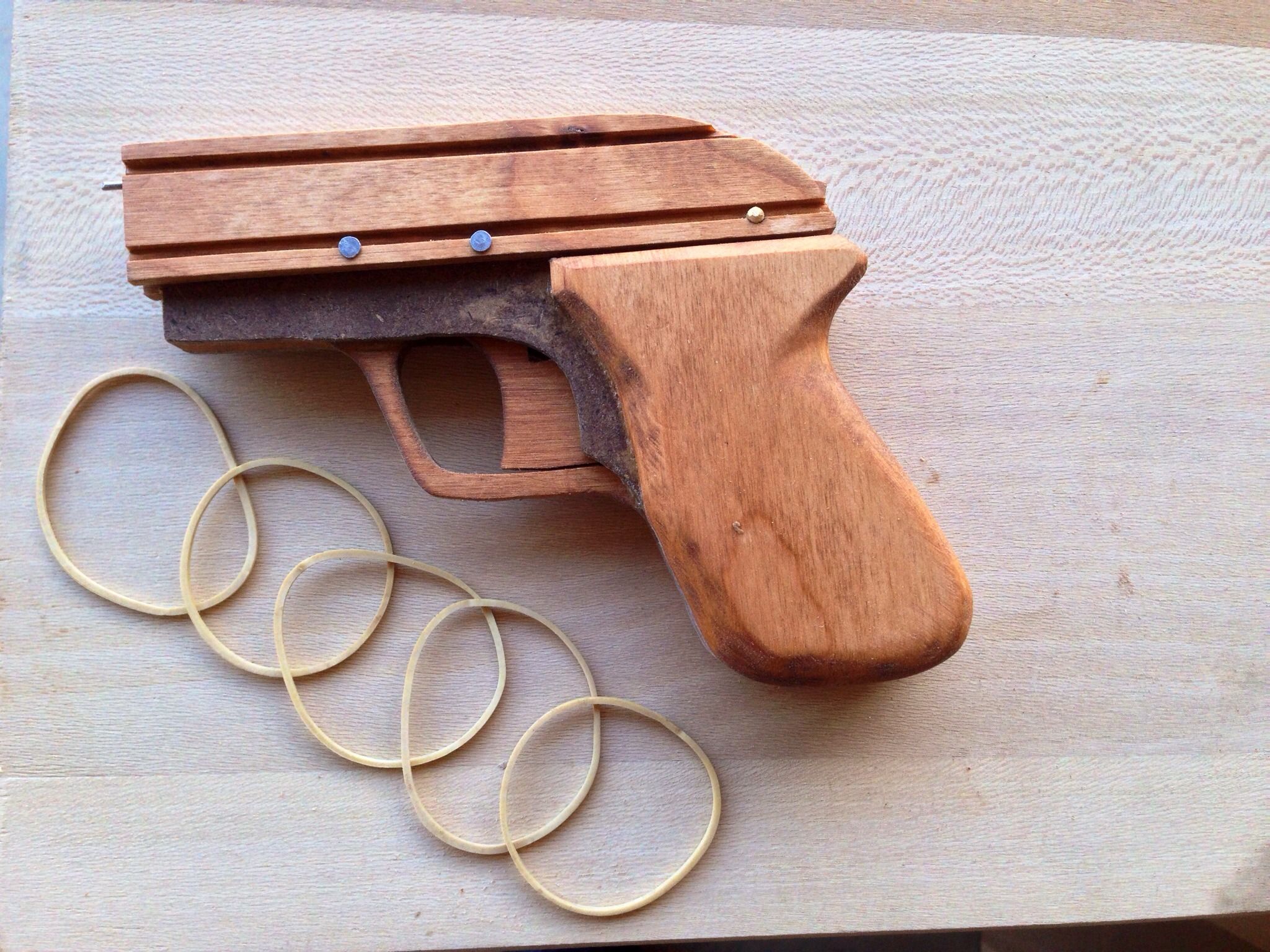 Wooden Rubber Band Gun : 7 Steps (with Pictures) - Instructables