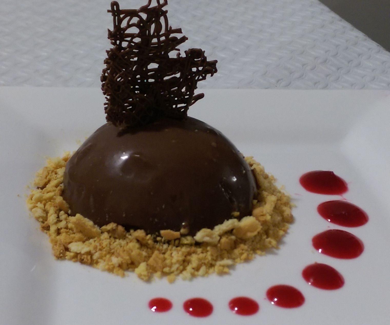 Chocolate Raspberry Dome : 6 Steps - Instructables