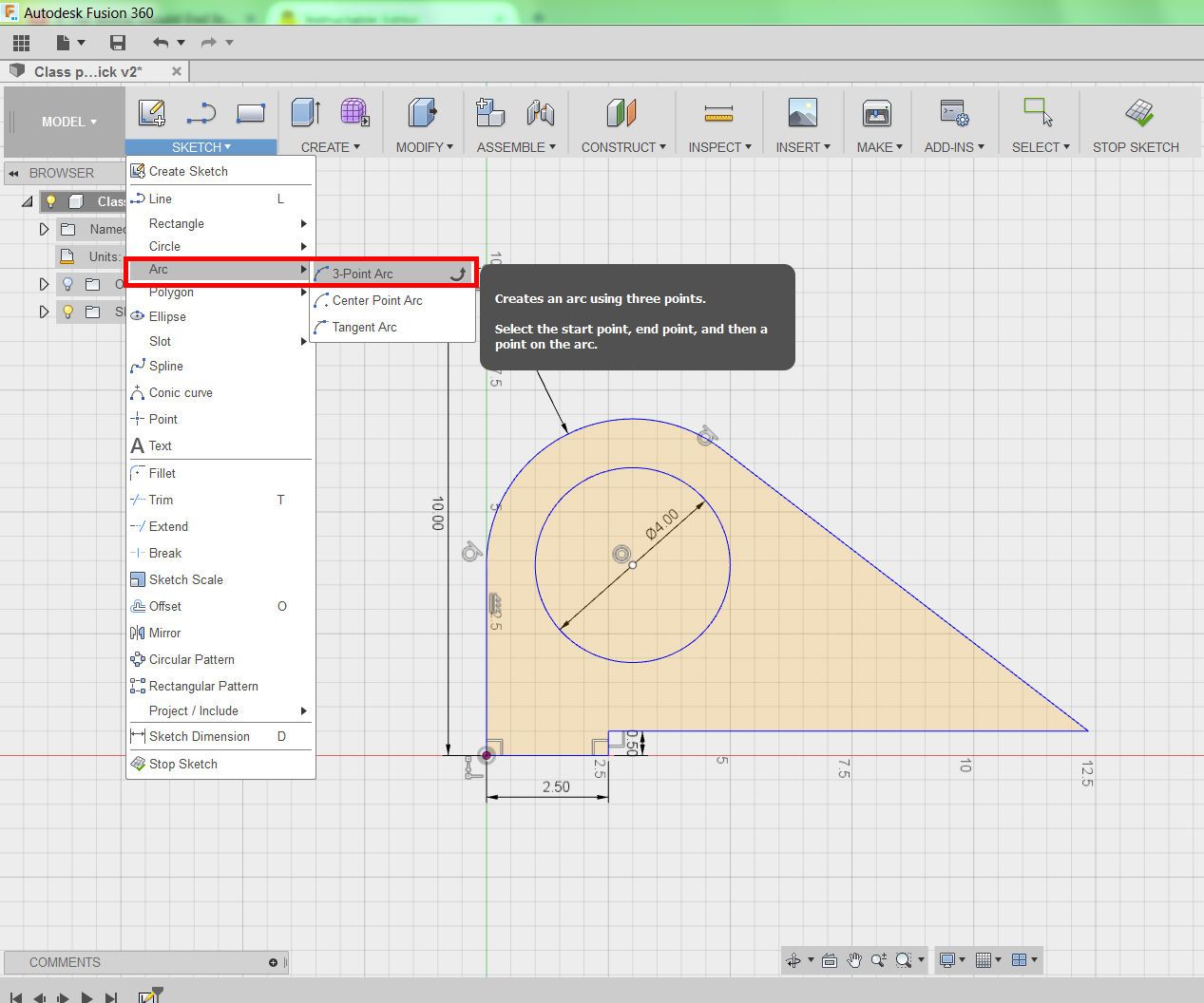 Constraints and Extruding : 11 Steps - Instructables