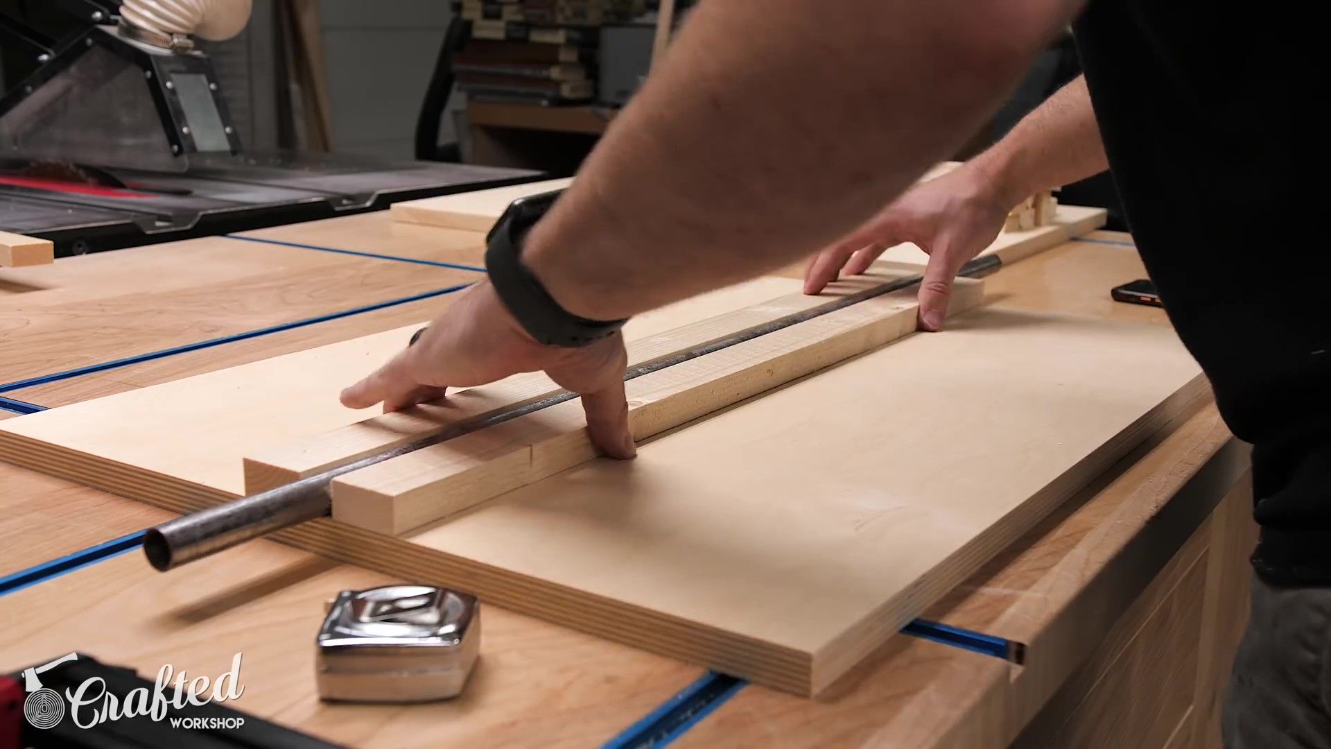 How to Build a DIY Flip Top Tool Stand Workstation // Woodworking Shop ...