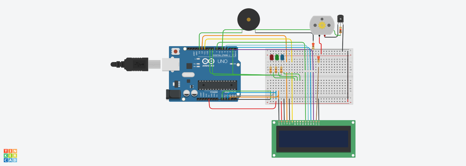 Water Level Indicator Using Arduino in TinkerCad : 3 Steps - Instructables
