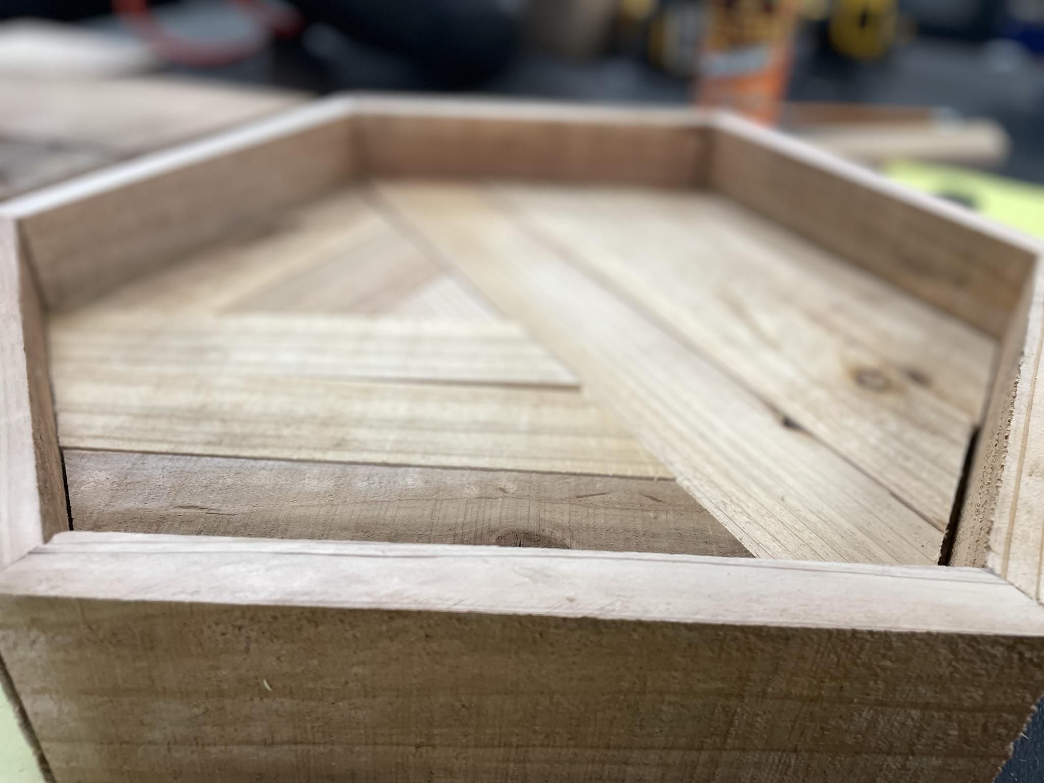 Decorative Hexagonal Wood Serving Tray : 5 Steps (with Pictures ...