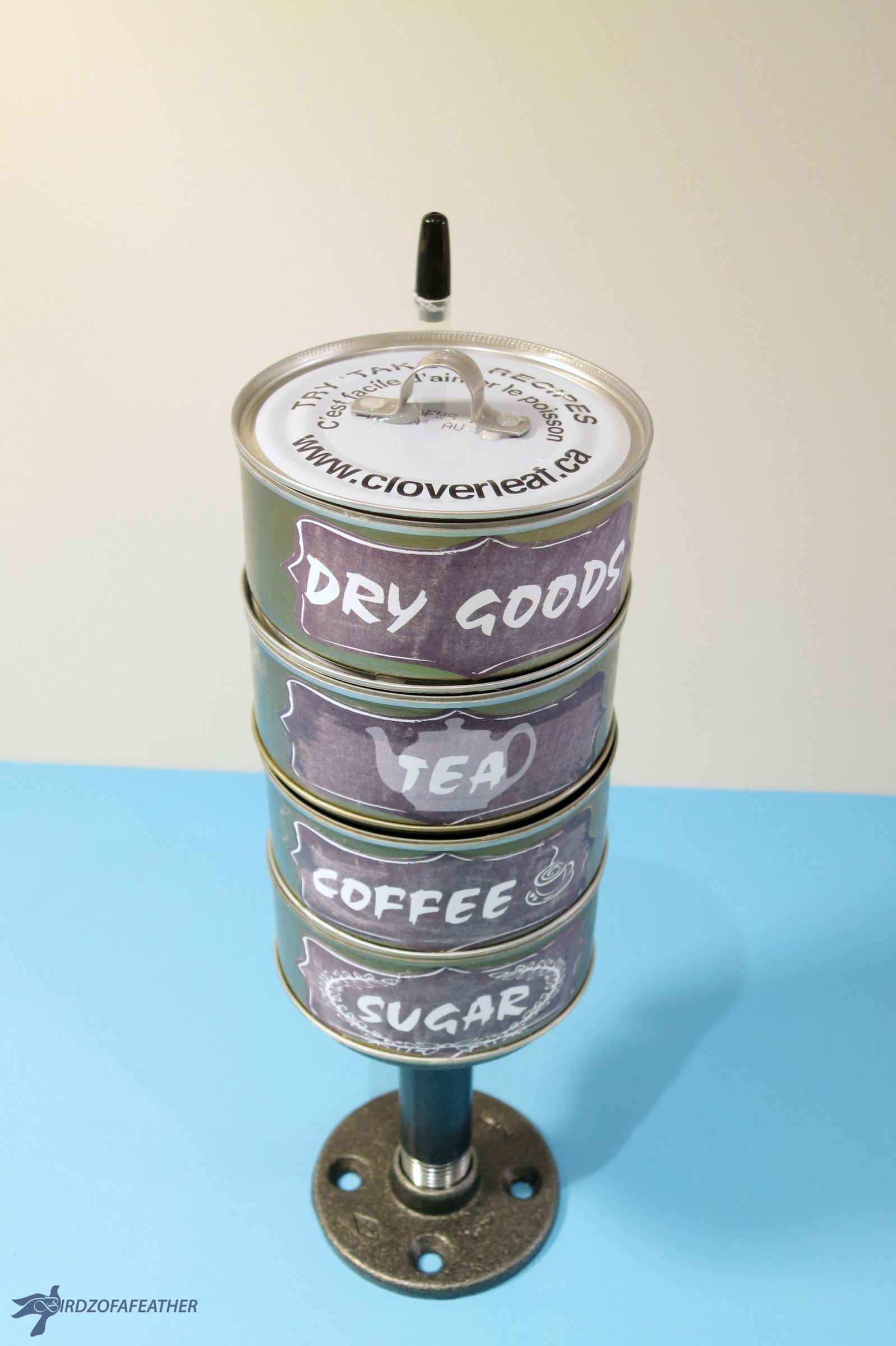 Tuna Can Swing Out Storage Tower : 17 Steps (with Pictures) - Instructables
