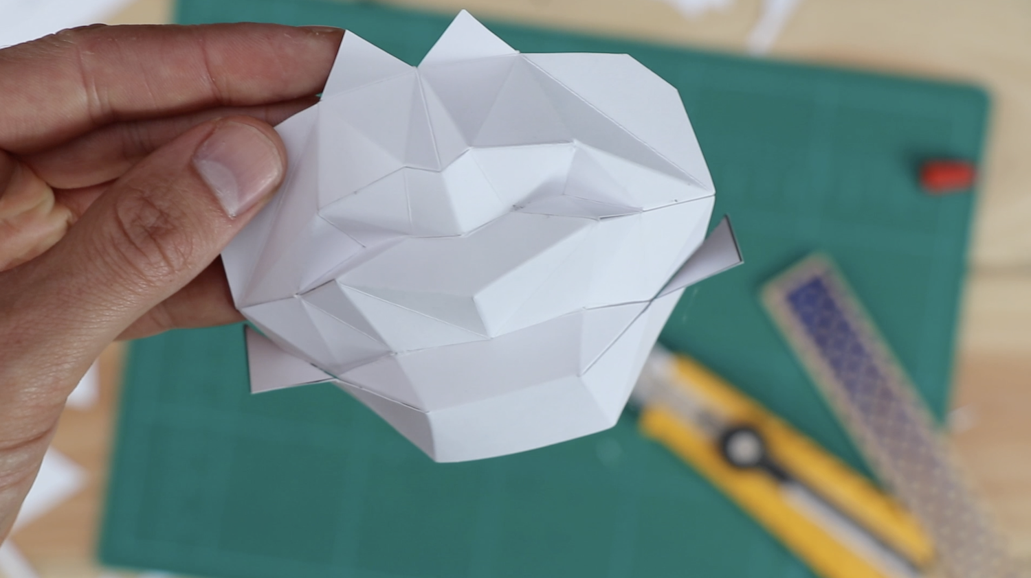 Papercraft Squid Game Frontman Mask for Halloween : 9 Steps (with ...