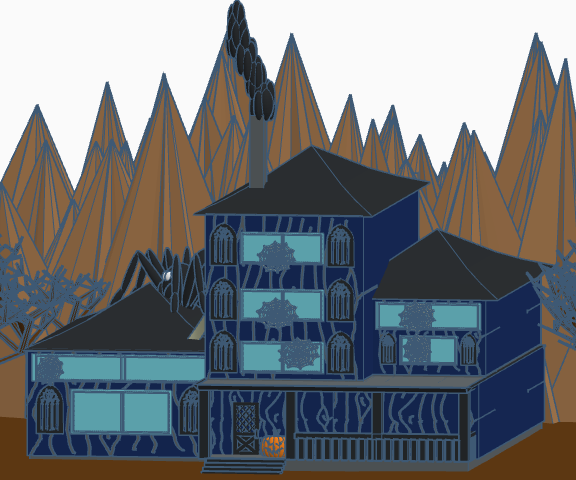 3D Tinkercad Haunted House - Instructables