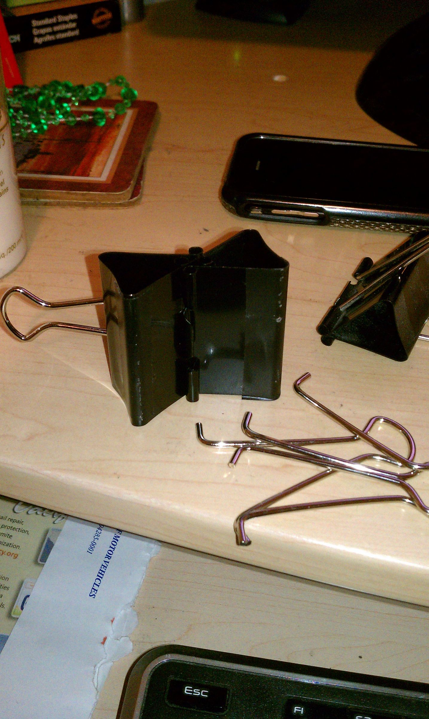 The PERFECT (Universal) DIY Phone Stand With Only THREE Binder Clips ...