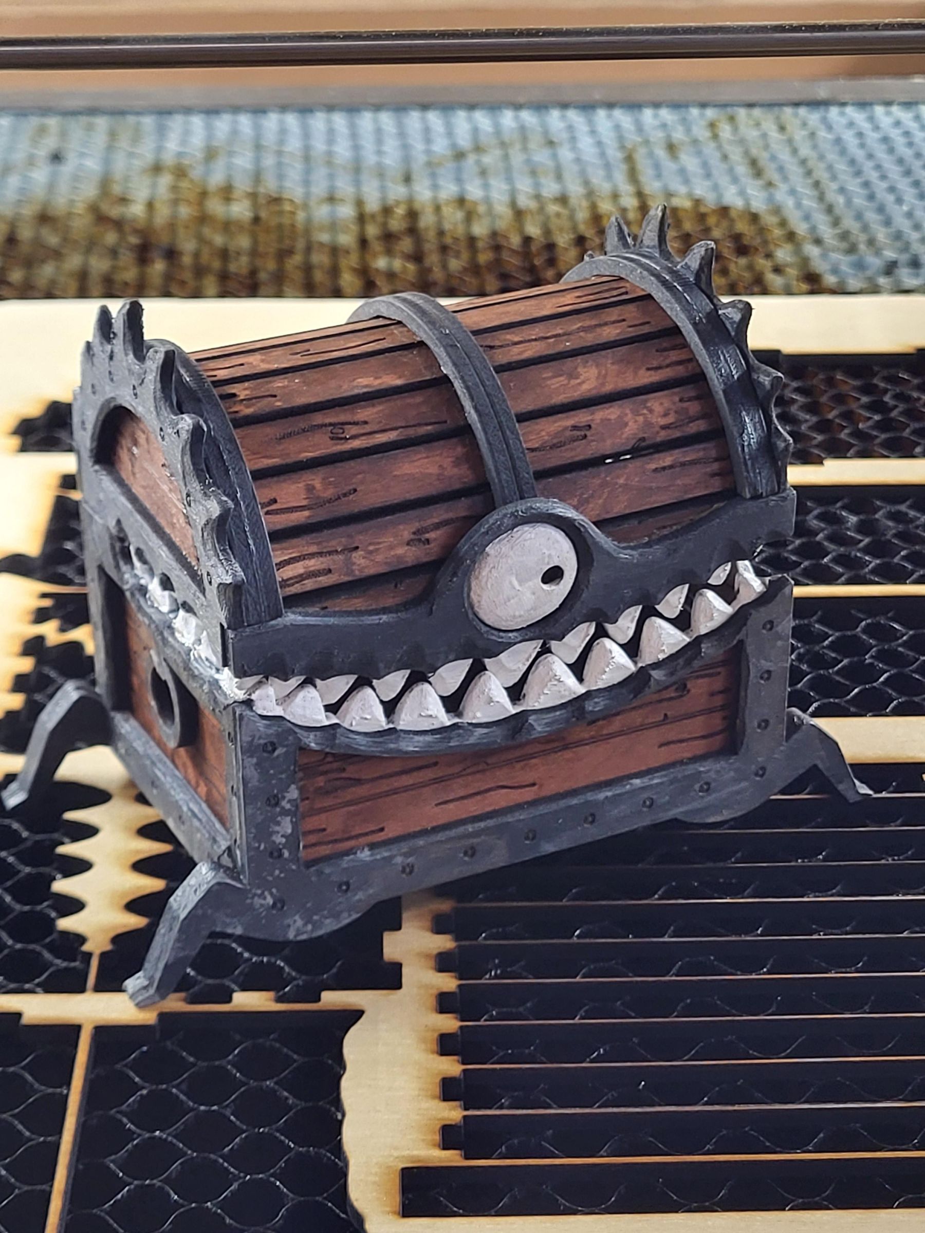 Monster Treasure Chest - Halloween Box : 10 Steps (with Pictures ...