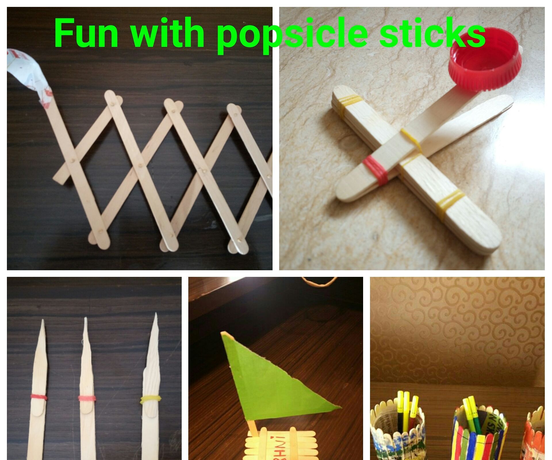 Fun With Popsicle Sticks for Kids : 5 Steps (with Pictures) - Instructables